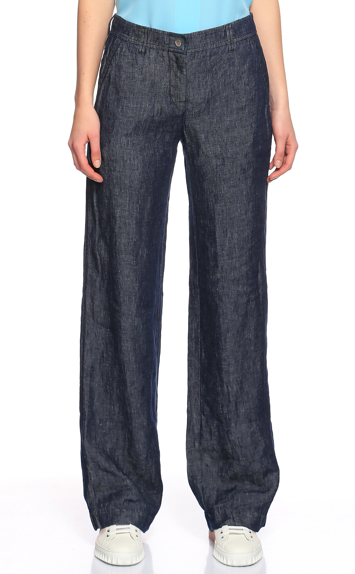 Armani Collezioni-Armani Collezioni Lacivert Pantolon