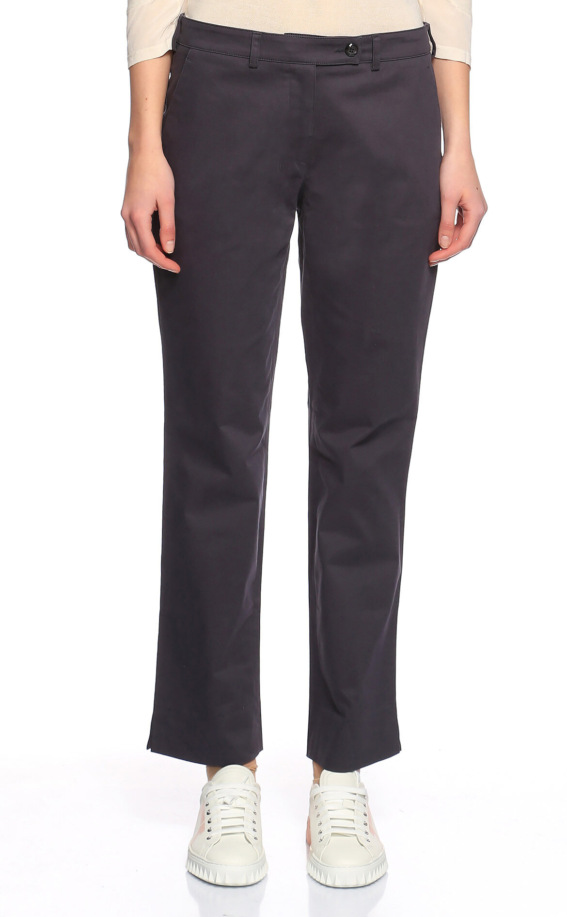 Armani Collezioni-Armani Collezioni Koyu Gri Pantolon