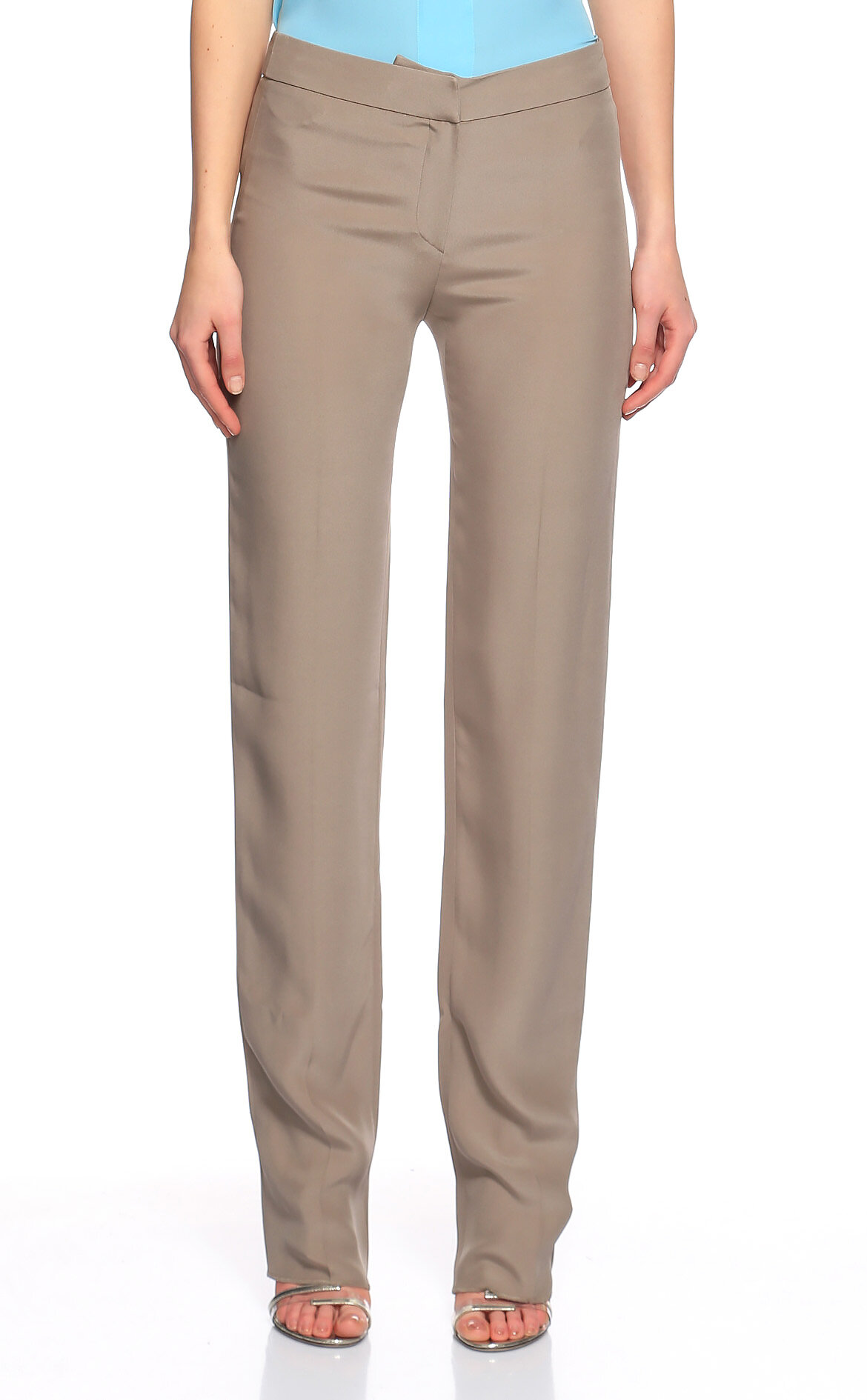 Armani Collezioni-Armani Collezioni Bej Pantolon