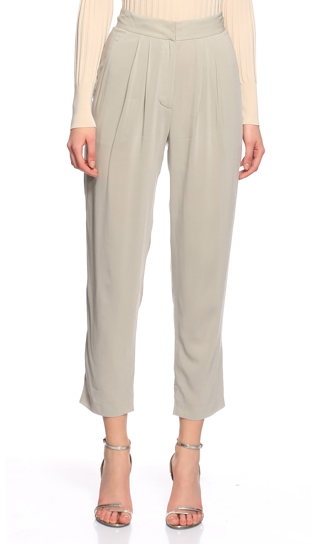 Donna Karan-Donna Karan Gri Pantolon