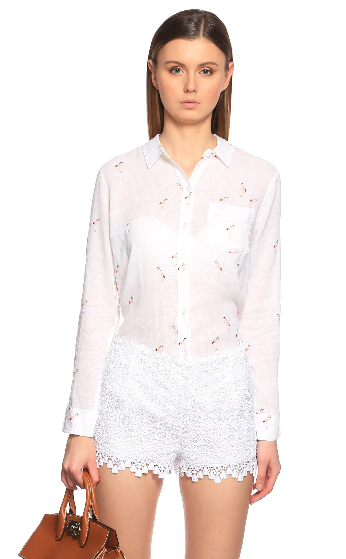 Rails-Rails Beyaz Gömlek