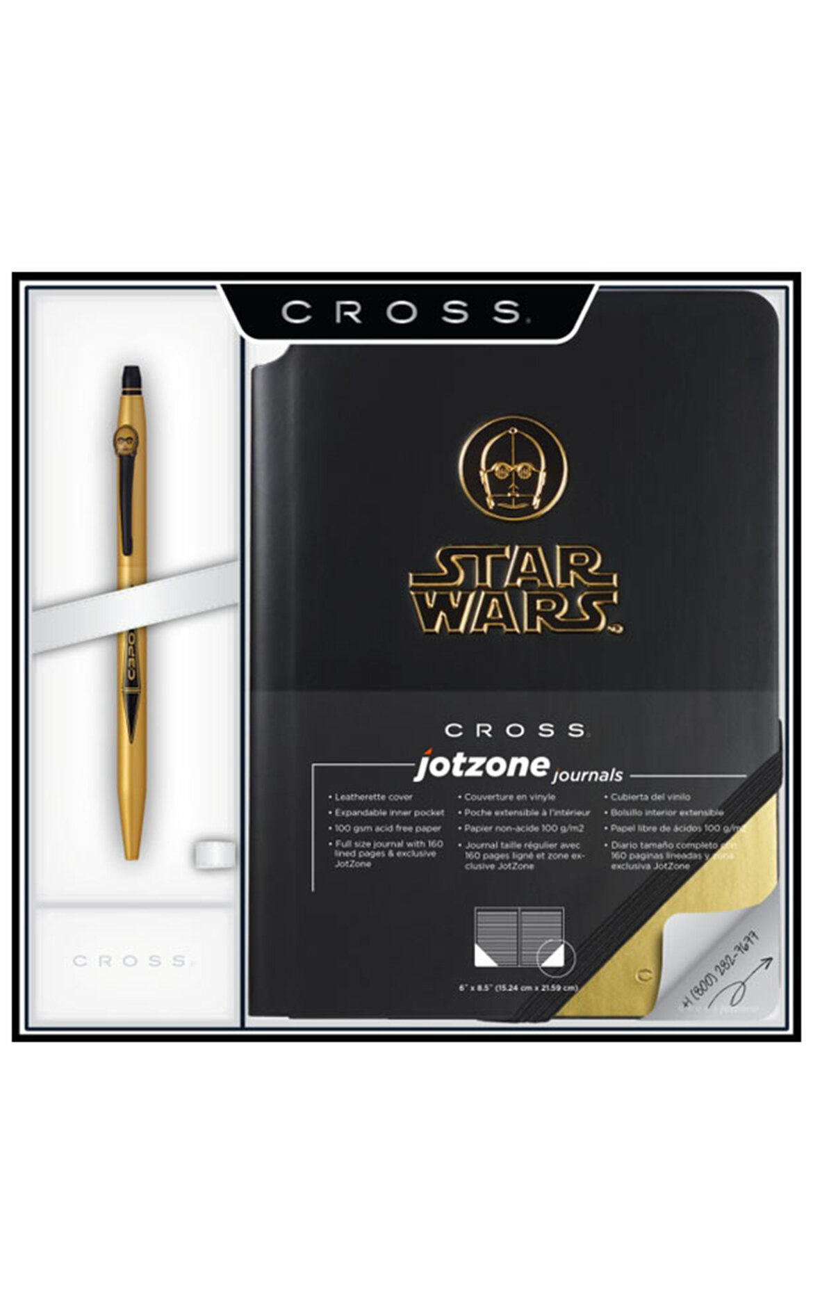 Cross-Cross Altın Rengi Set