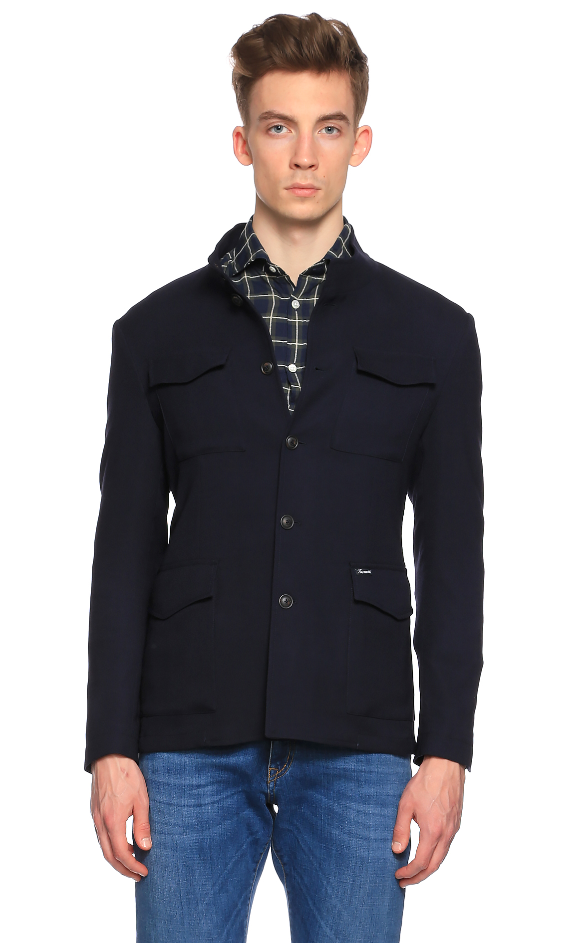 Faconnable-Faconnable Lacivert Ceket