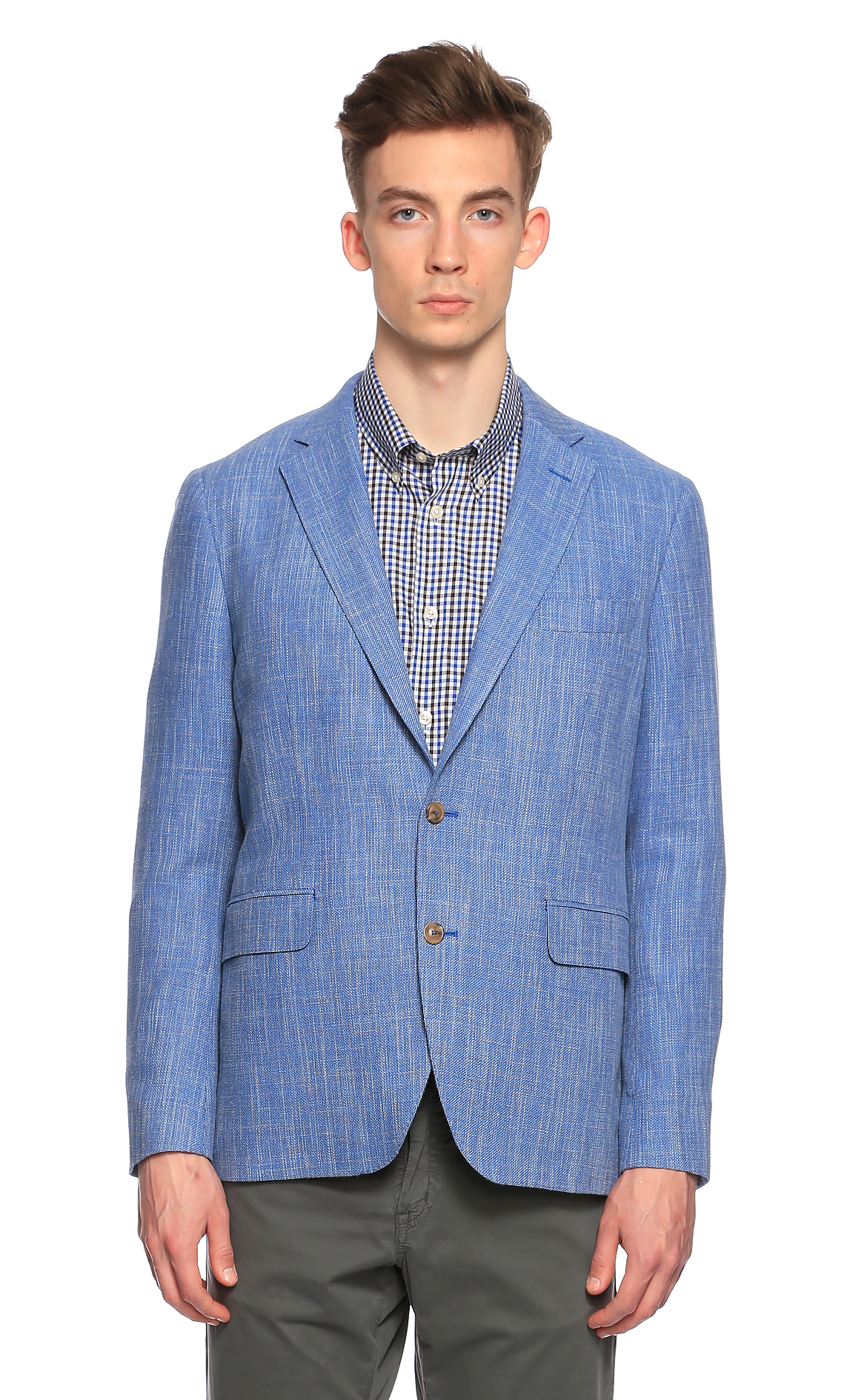 Faconnable-Faconnable Mavi Ceket