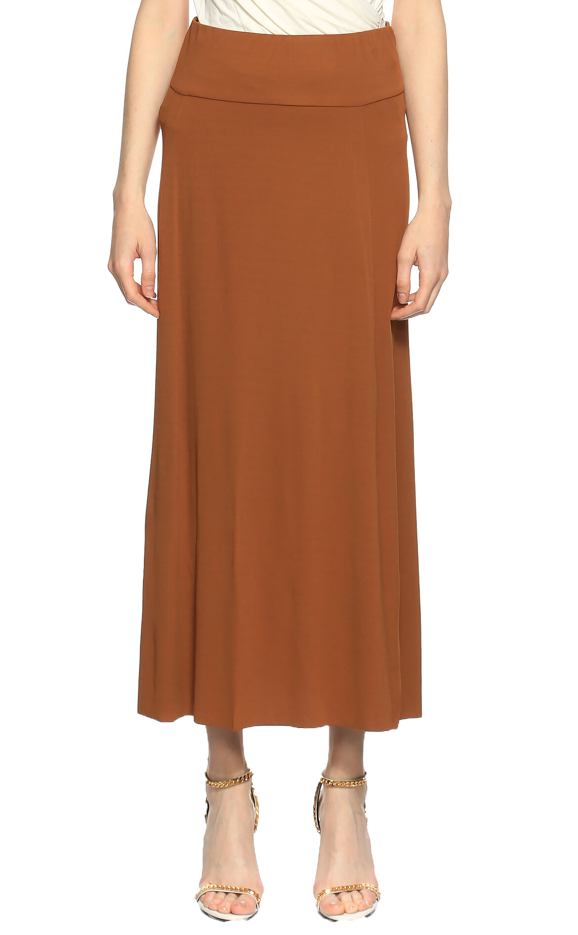 Donna Karan-Donna Karan Kahverengi Etek