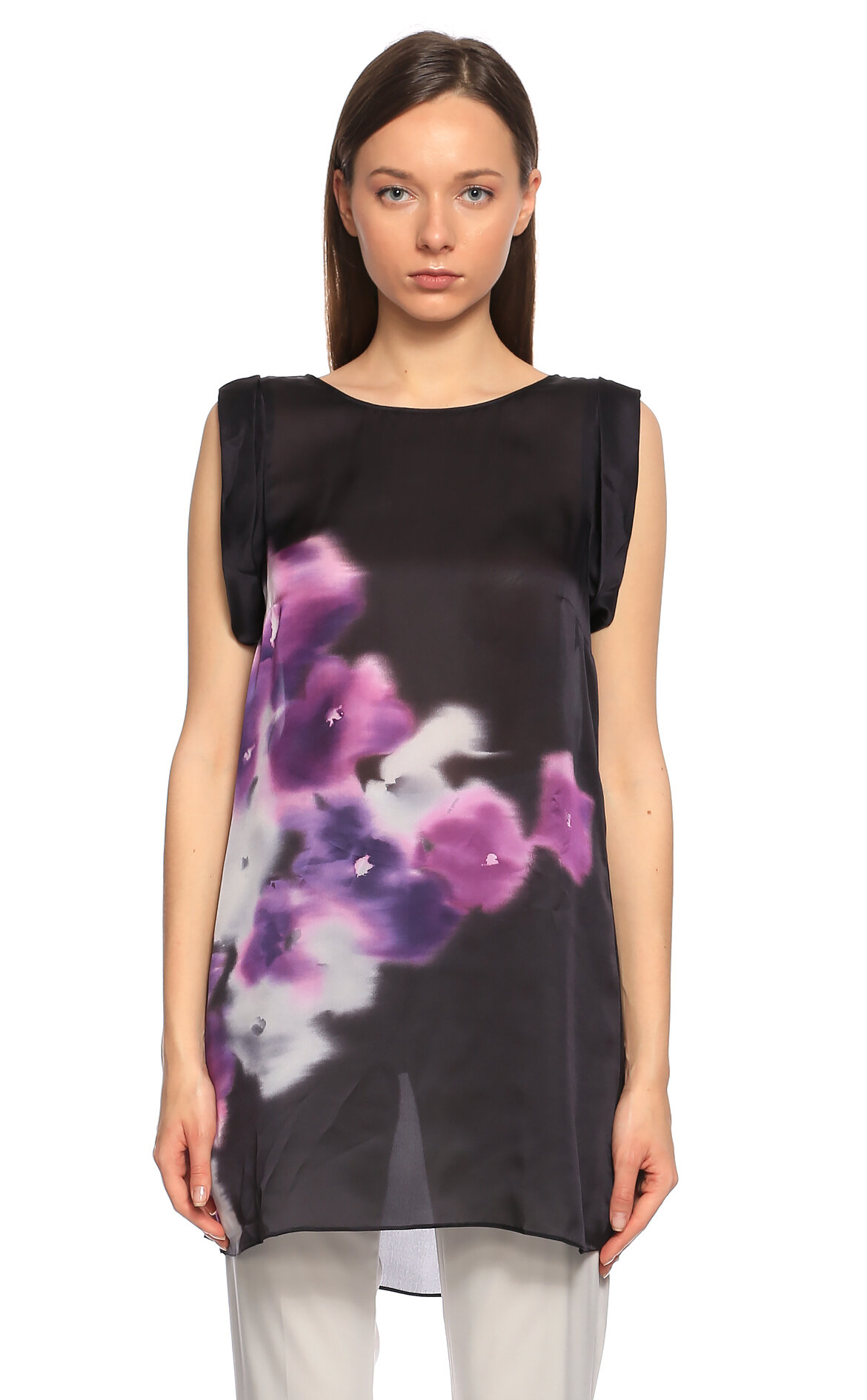 Armani Collezioni-Armani Collezioni Siyah Bluz