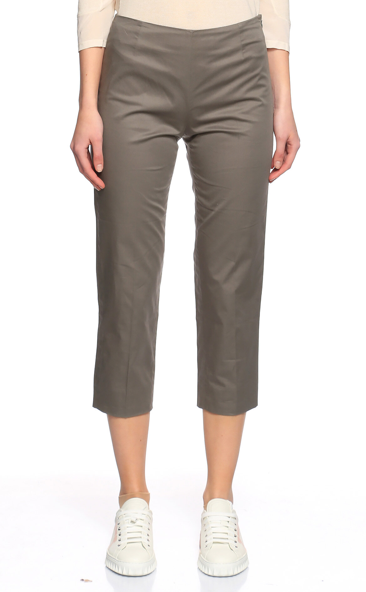 Armani Collezioni-Armani Collezioni Gri Pantolon