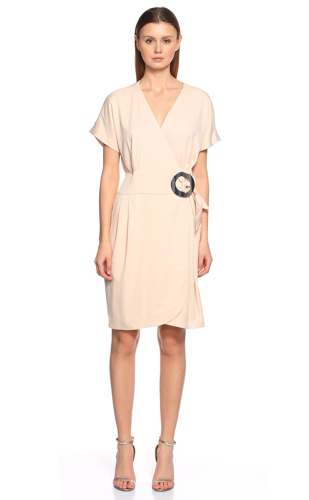 Armani Collezioni-Armani Collezioni Pudra Rengi Elbise