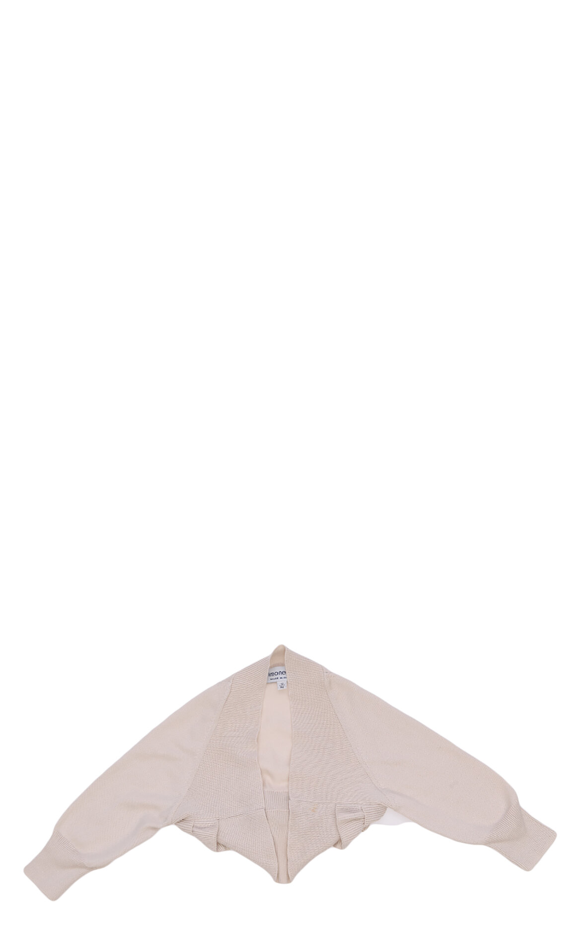 Simonetta-Simonetta Krem Rengi Bolero