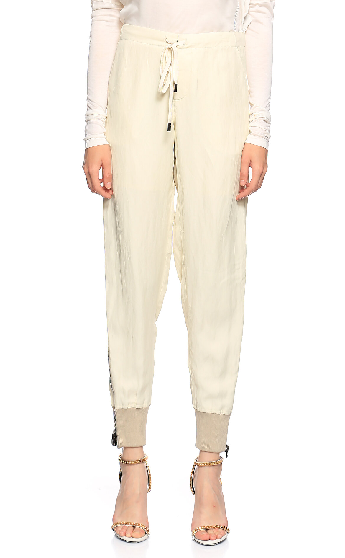 Tom Ford-Tom Ford Ekru Pantolon