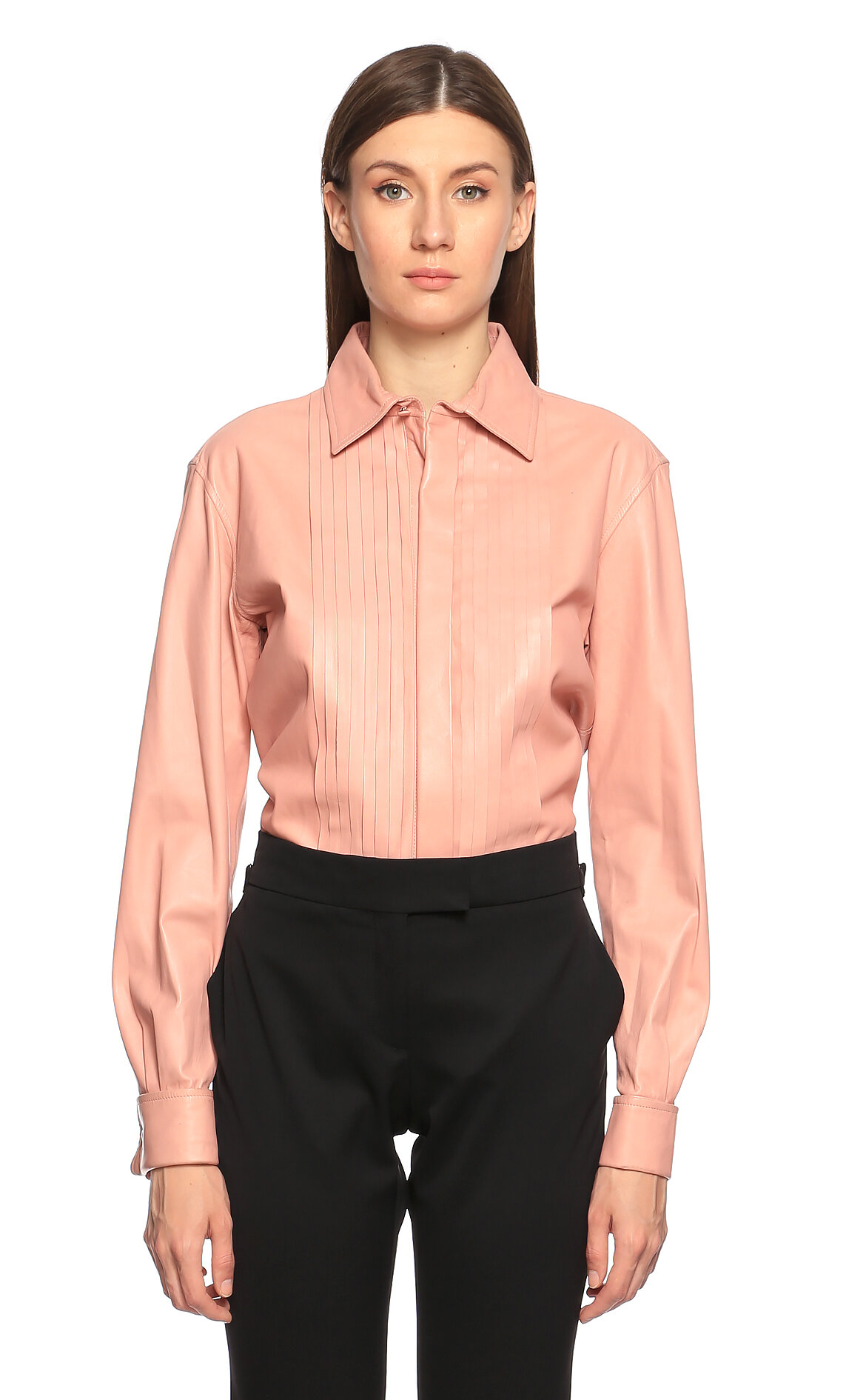 Tom Ford-Tom Ford Pembe Deri Gömlek