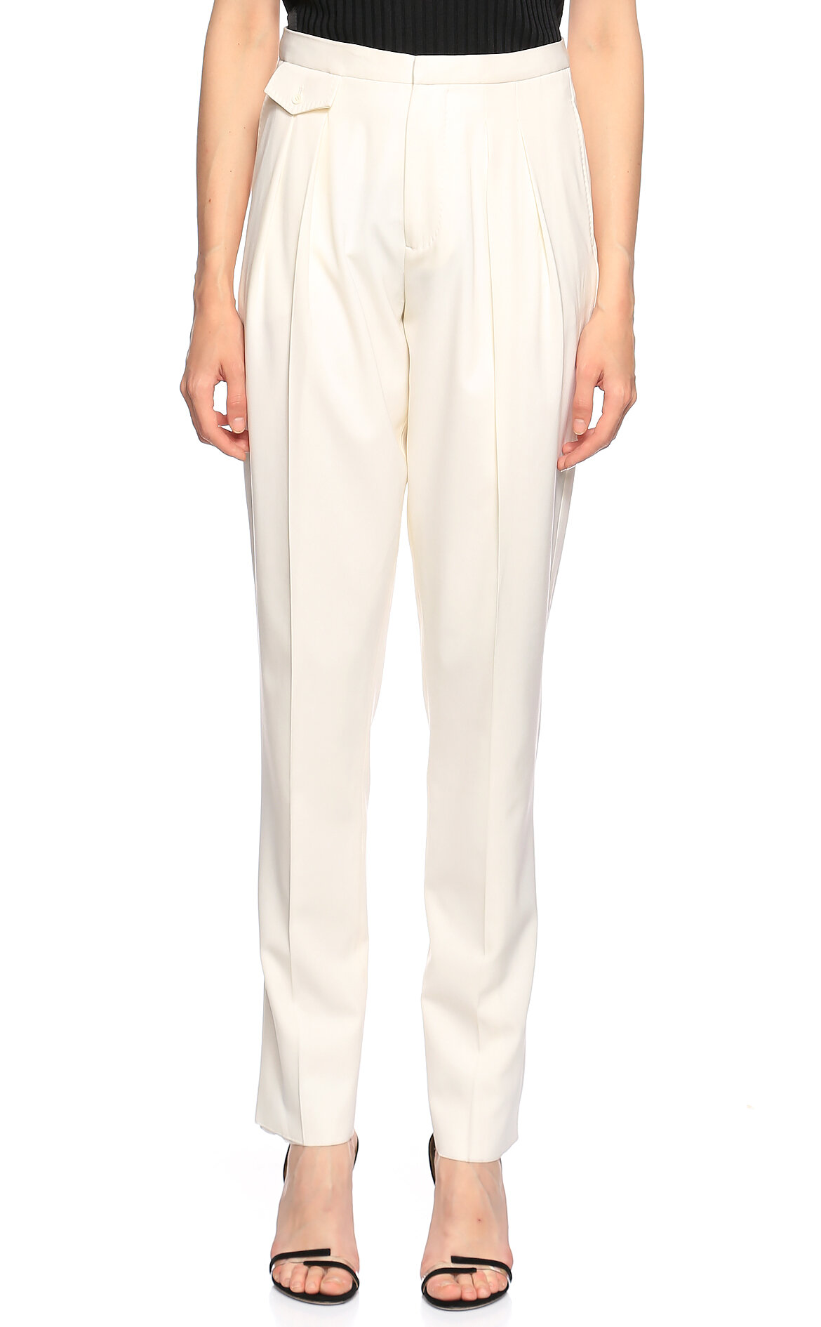 Tom Ford-Tom Ford Ekru Pantolon