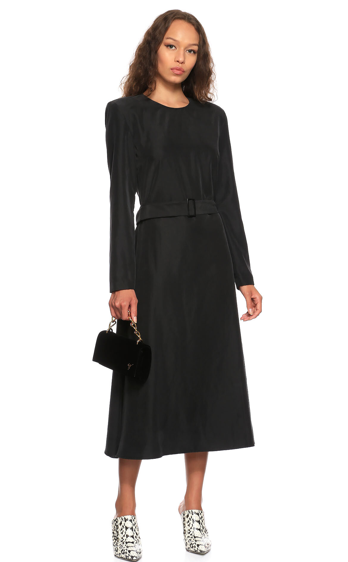 Bande Noir-Bande Noir Siyah Elbise