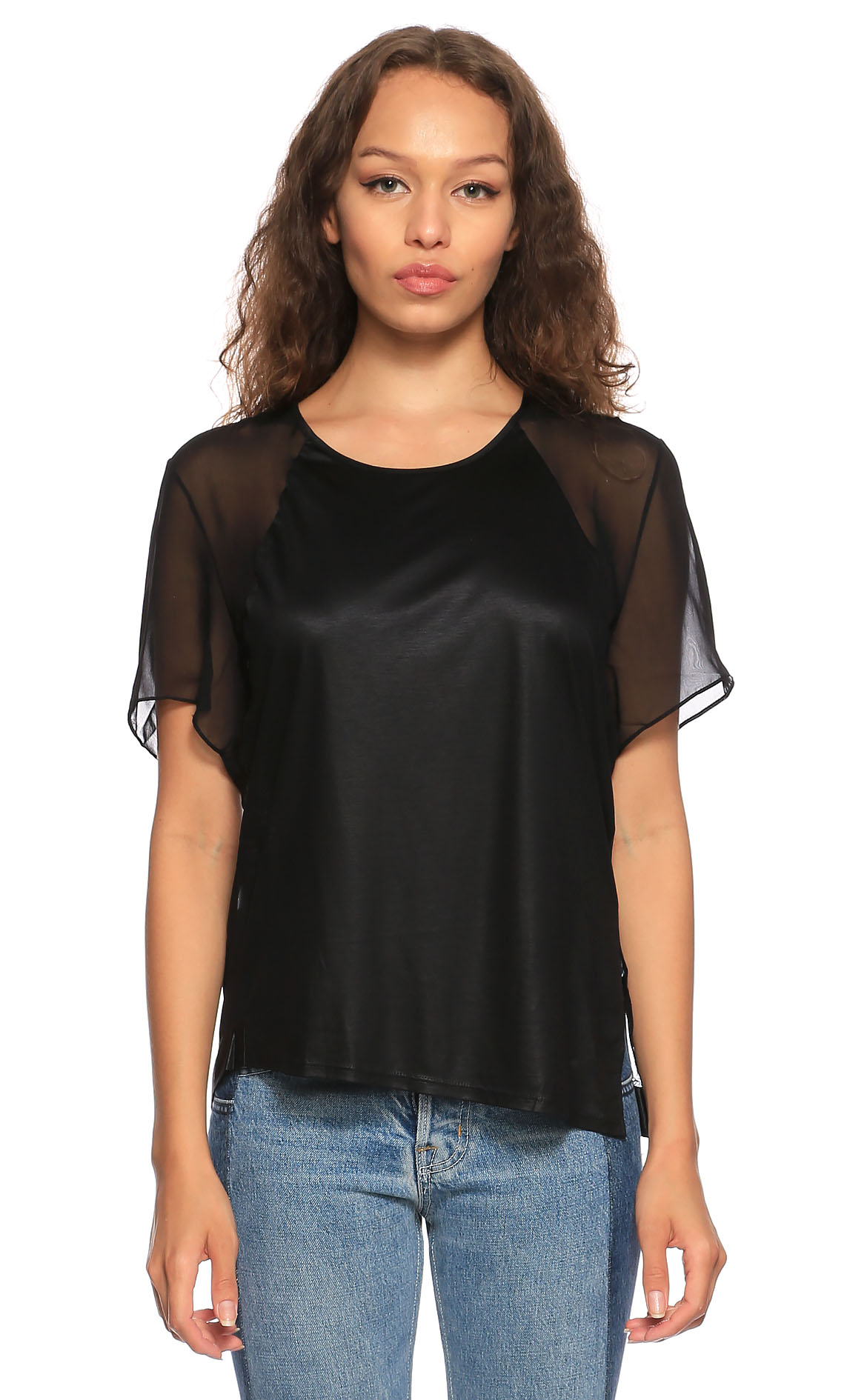 Helmut Lang-Helmut Lang Siyah Bluz