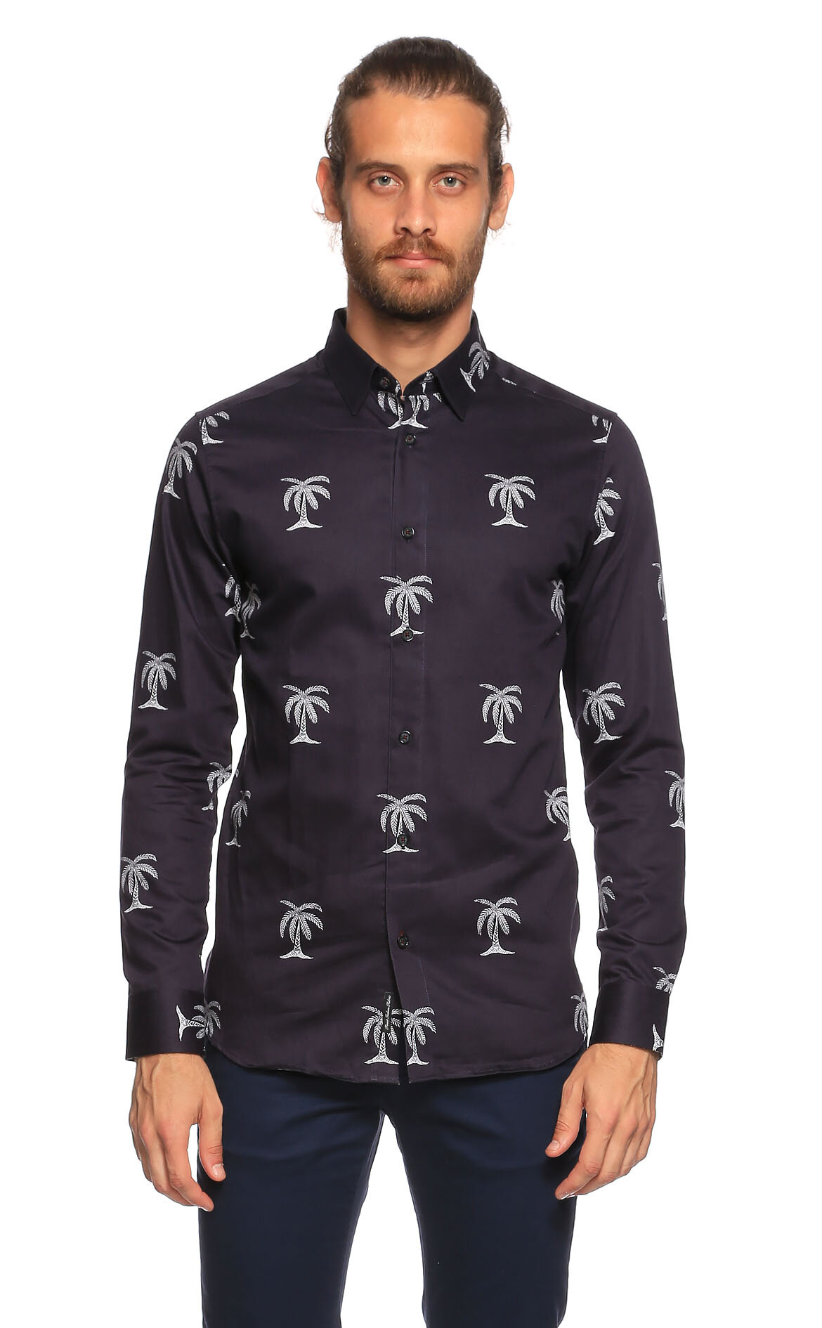 Ted Baker-Ted Baker Lacivert Gömlek