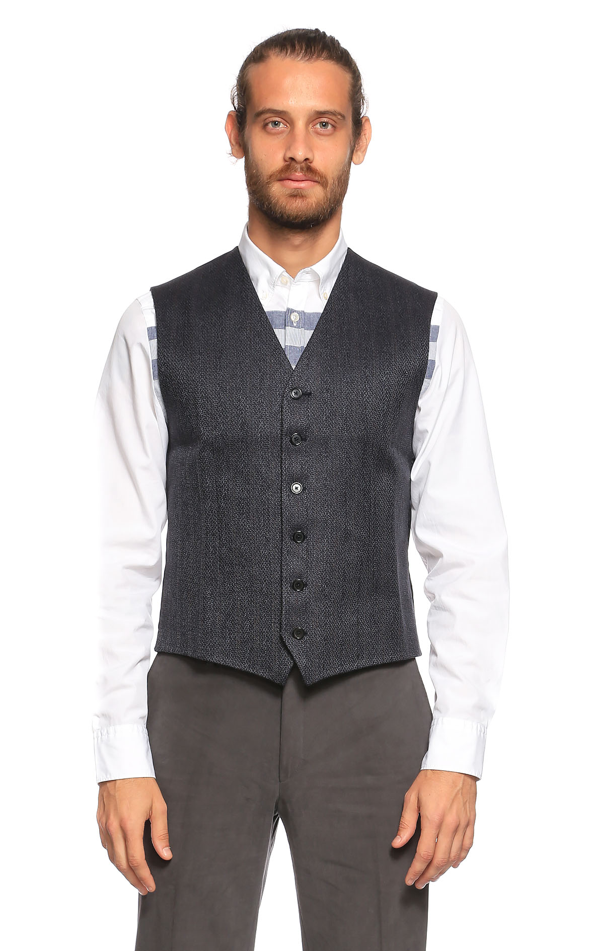 Jil Sander-Jil Sander Mavi Yelek