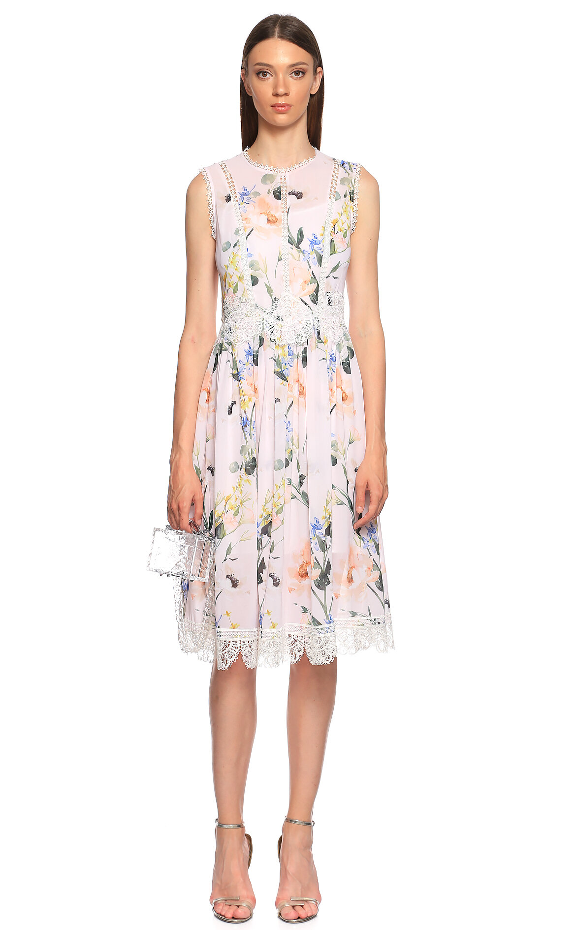 Ted Baker-Ted Baker Pudra Rengi Elbise