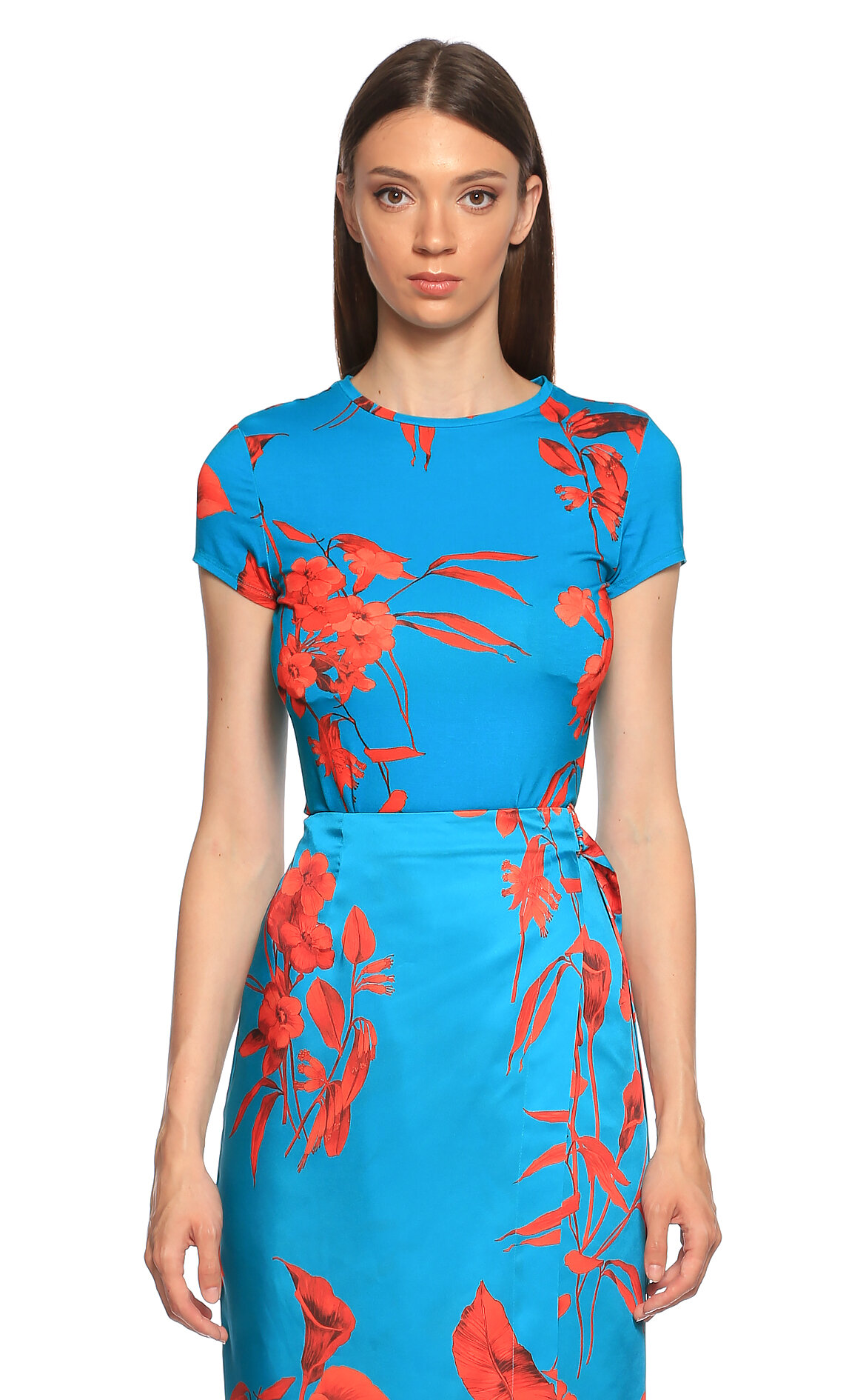 Ted Baker-Ted Baker Çiçek Desenli T-Shirt