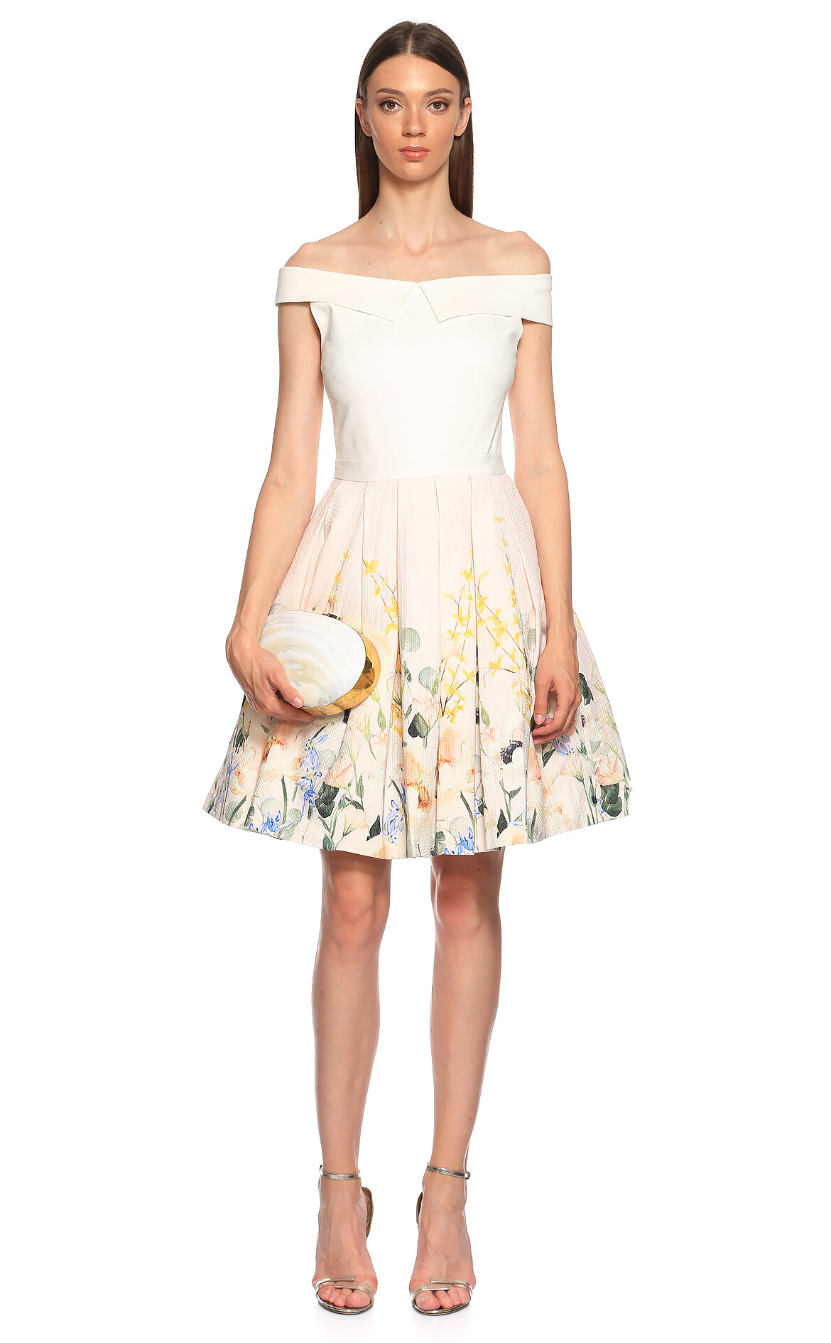 Ted Baker-Ted Baker Pudra Rengi Elbise