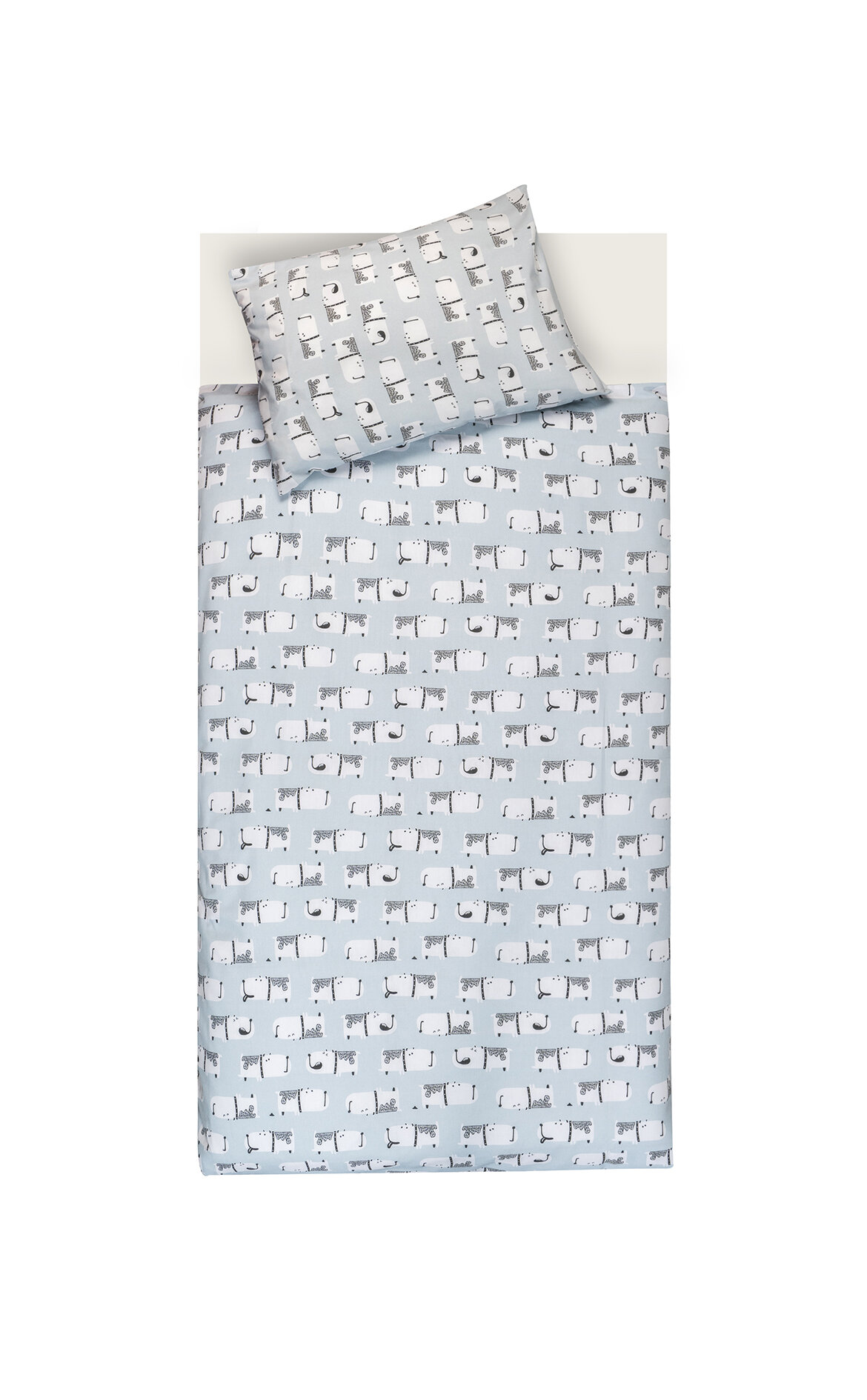 Nite Nite-Nite Nite Gri Nevresim Takımı