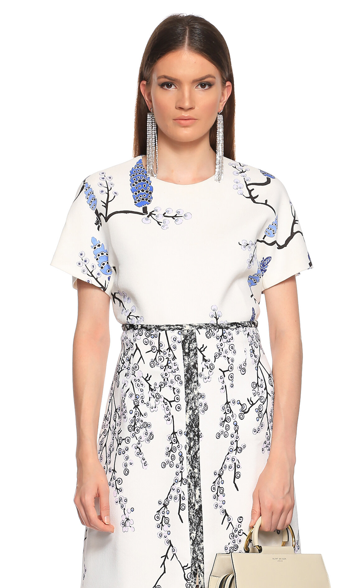 Giambattista Valli-Giambattista Valli Çiçek Desenli Bluz