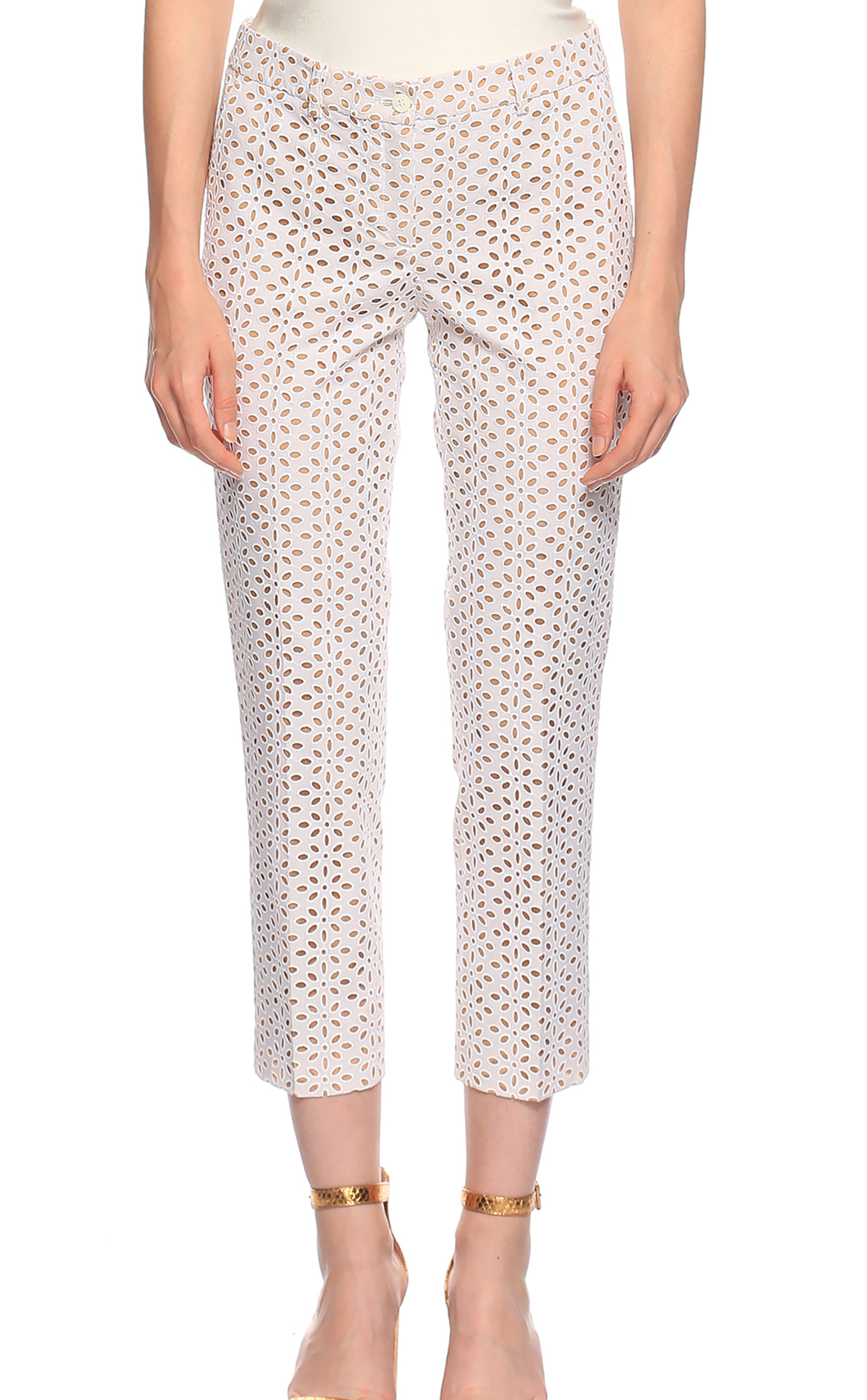 Michael Kors Collection-Michael Kors Collection Beyaz Pantolon