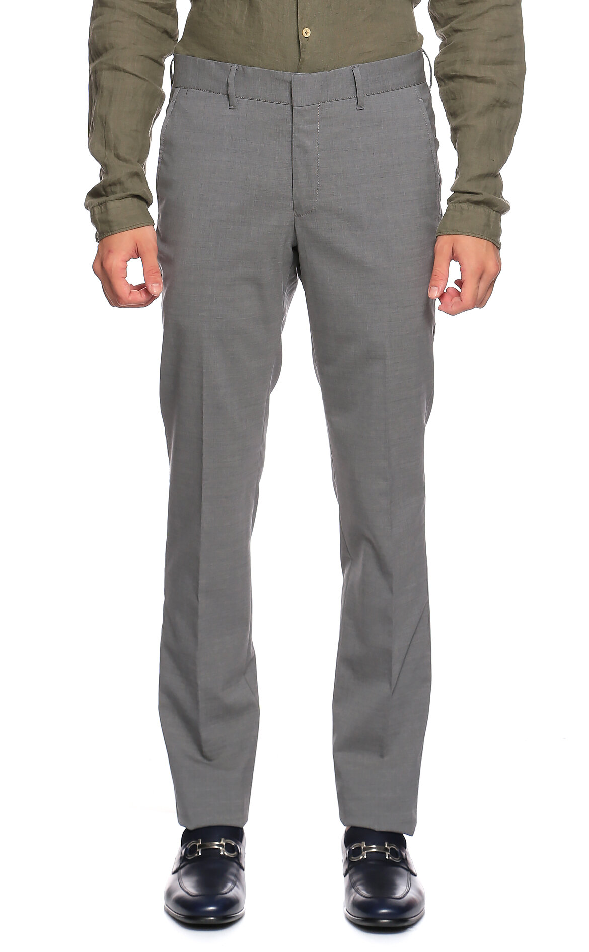 The Gigi Biglioli-The Gigi Biglioli Gri Pantolon