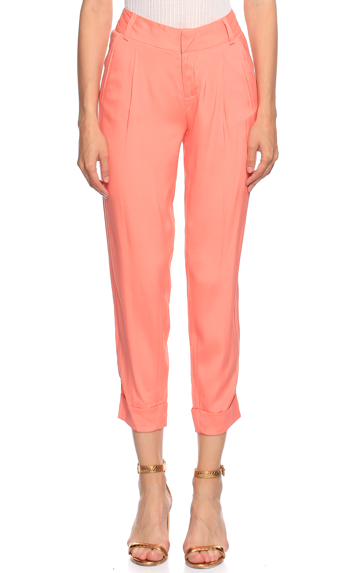 Alice & Olivia-Alice & Olivia Pembe Pantolon