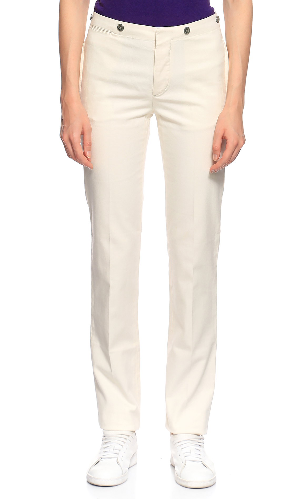 Ralph Lauren Blue Label-Ralph Lauren Blue Label Krem Pantolon