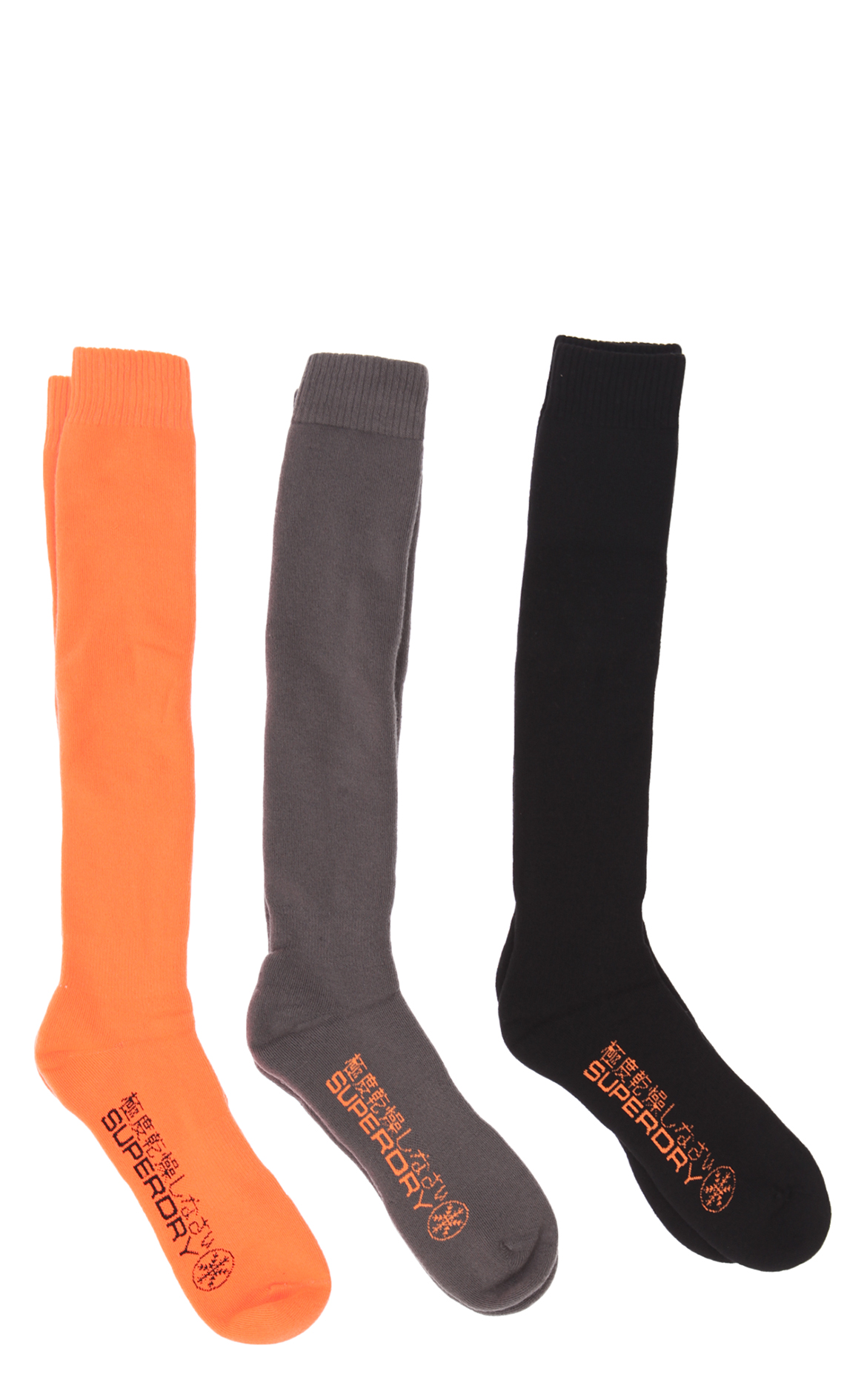 Superdry Erkek Çorap SPDM31001WPIA0-Black-DarkGrey-StrongOr