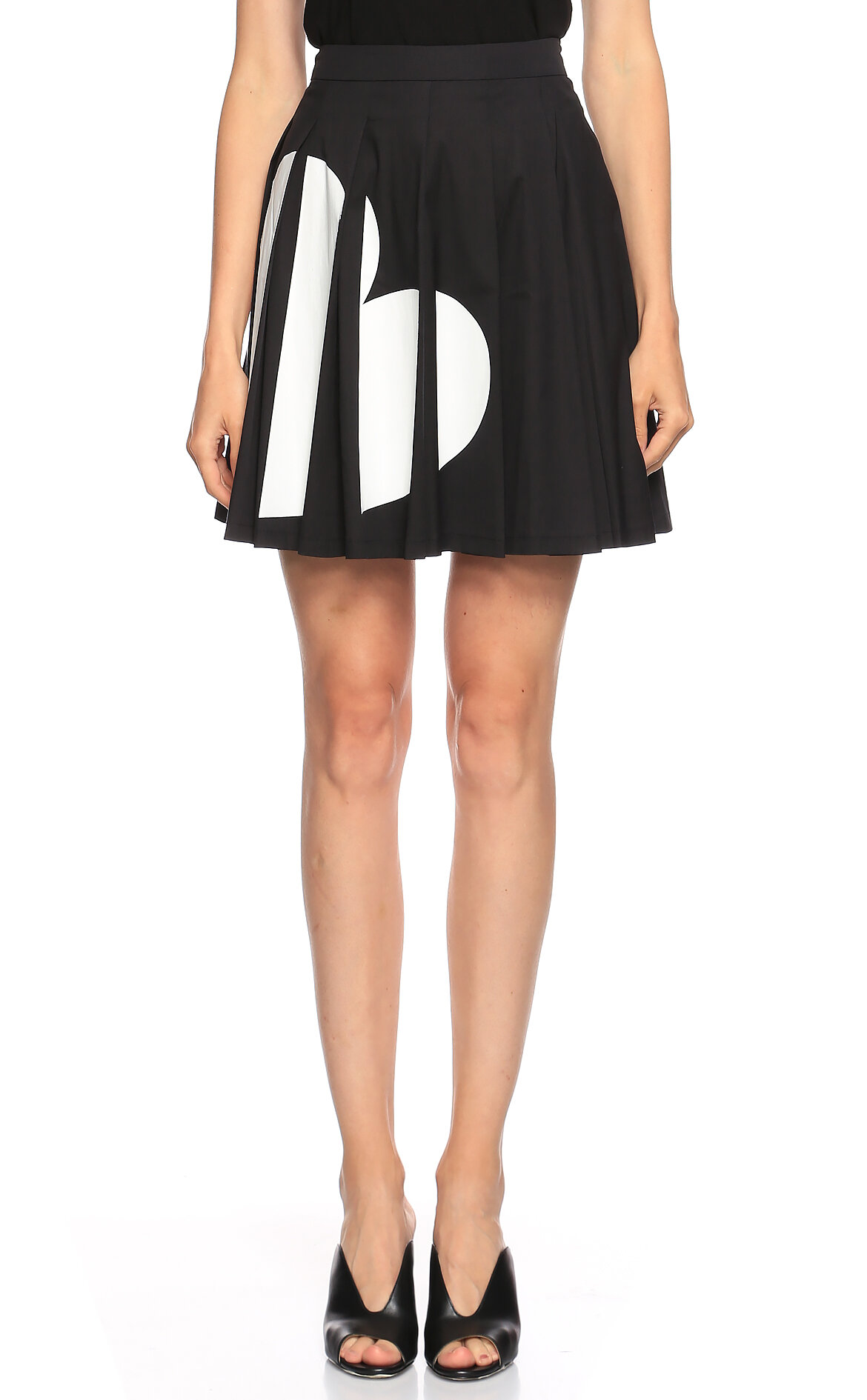 Love Moschino-Love Moschino Mini Siyah  Etek