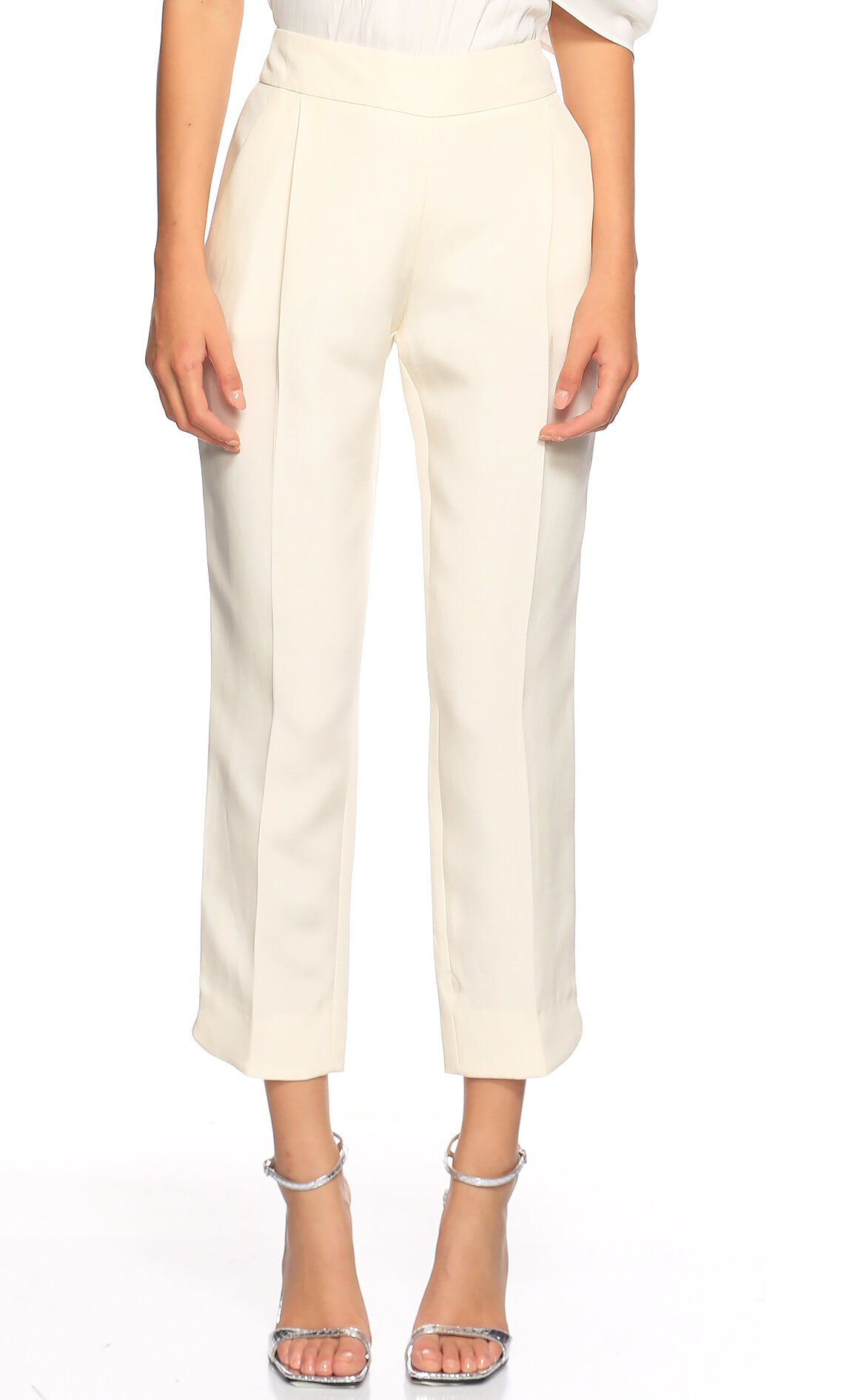 Giambattista Valli-Giambattista Valli Beyaz Pantolon