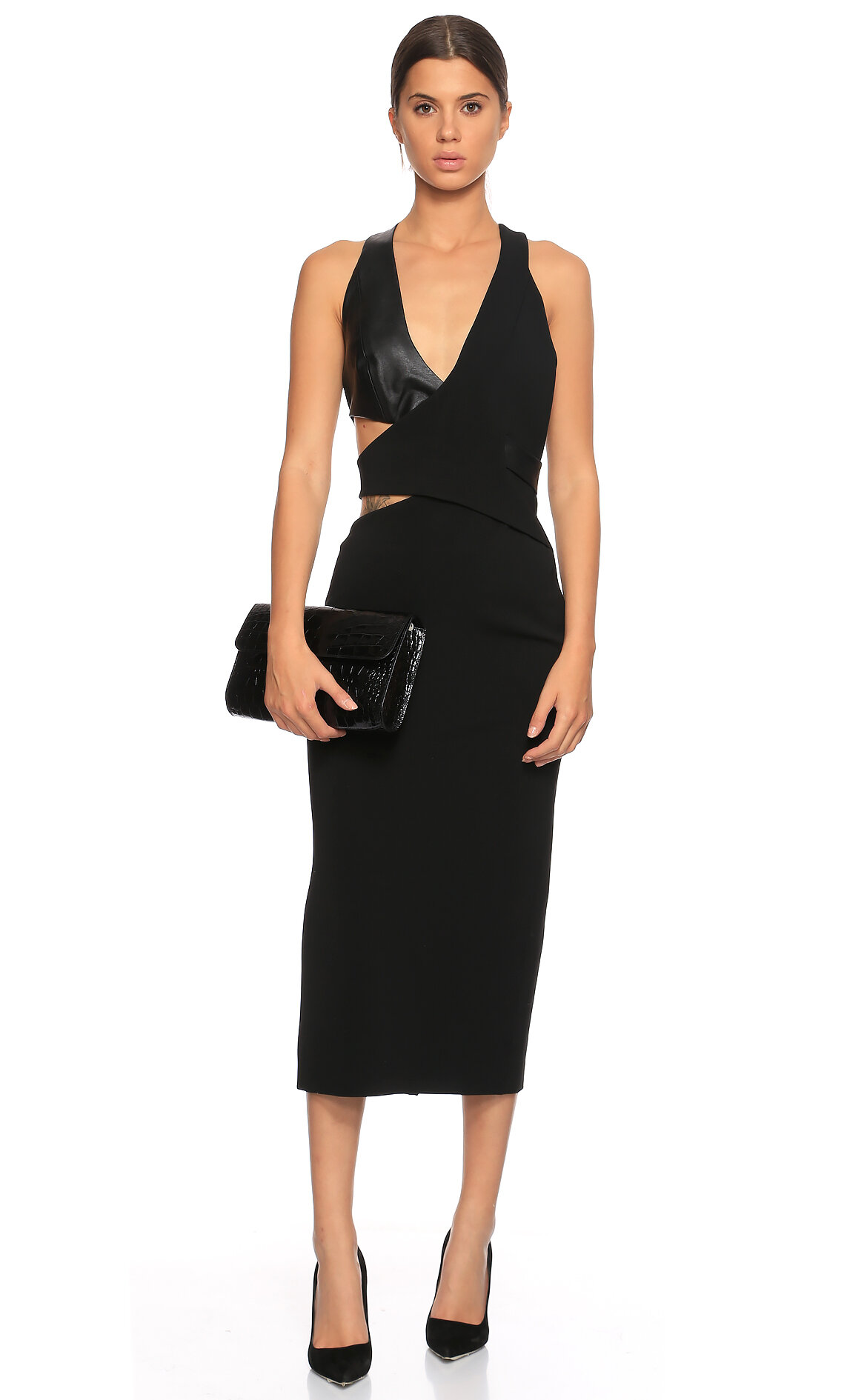 Dion Lee-Dion Lee Siyah Elbise