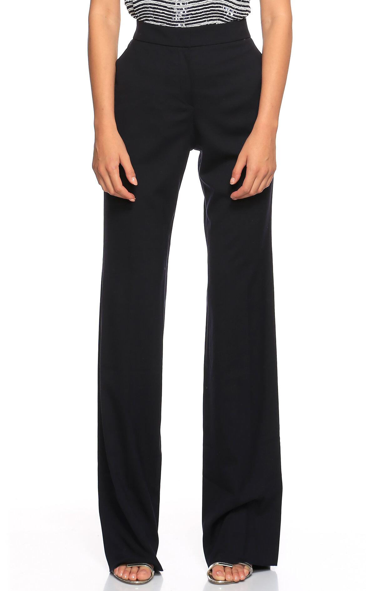 Armani Collezioni-Armani Collezioni Lacivert Pantolon