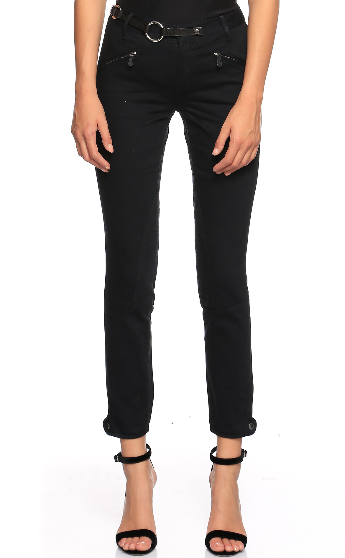 Ralph Lauren Blue Label-Ralph Lauren Blue Label Siyah Jean Pantolon