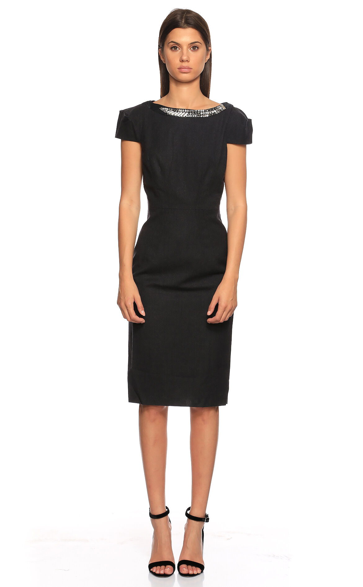 Tara Jarmon-Tara Jarmon Gri Elbise