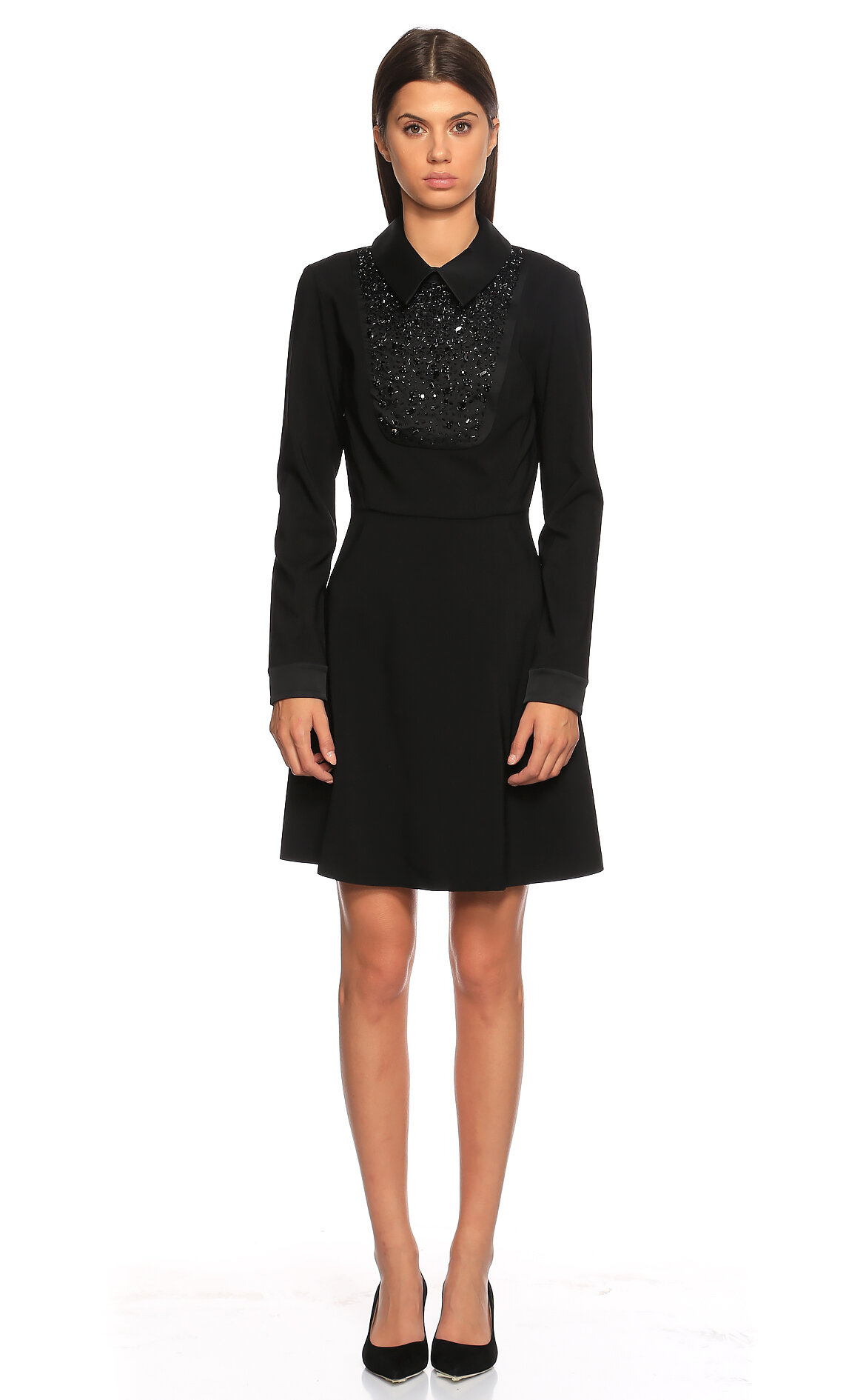 Tara Jarmon-Tara Jarmon Siyah Elbise