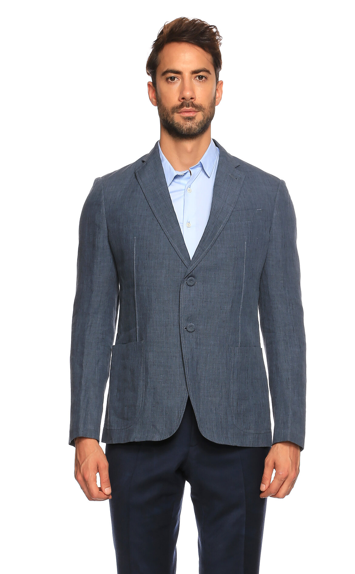 Armani Collezioni-Armani Collezioni Lacivert Ceket