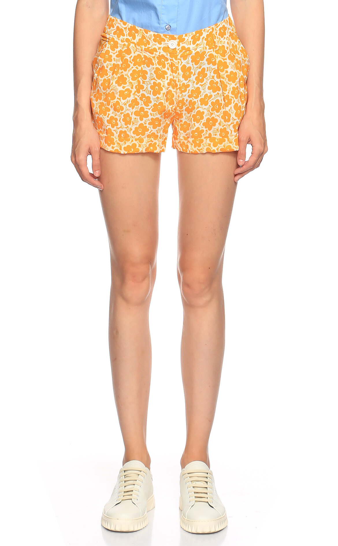 Love Moschino-Love Moschino Sarı Şort