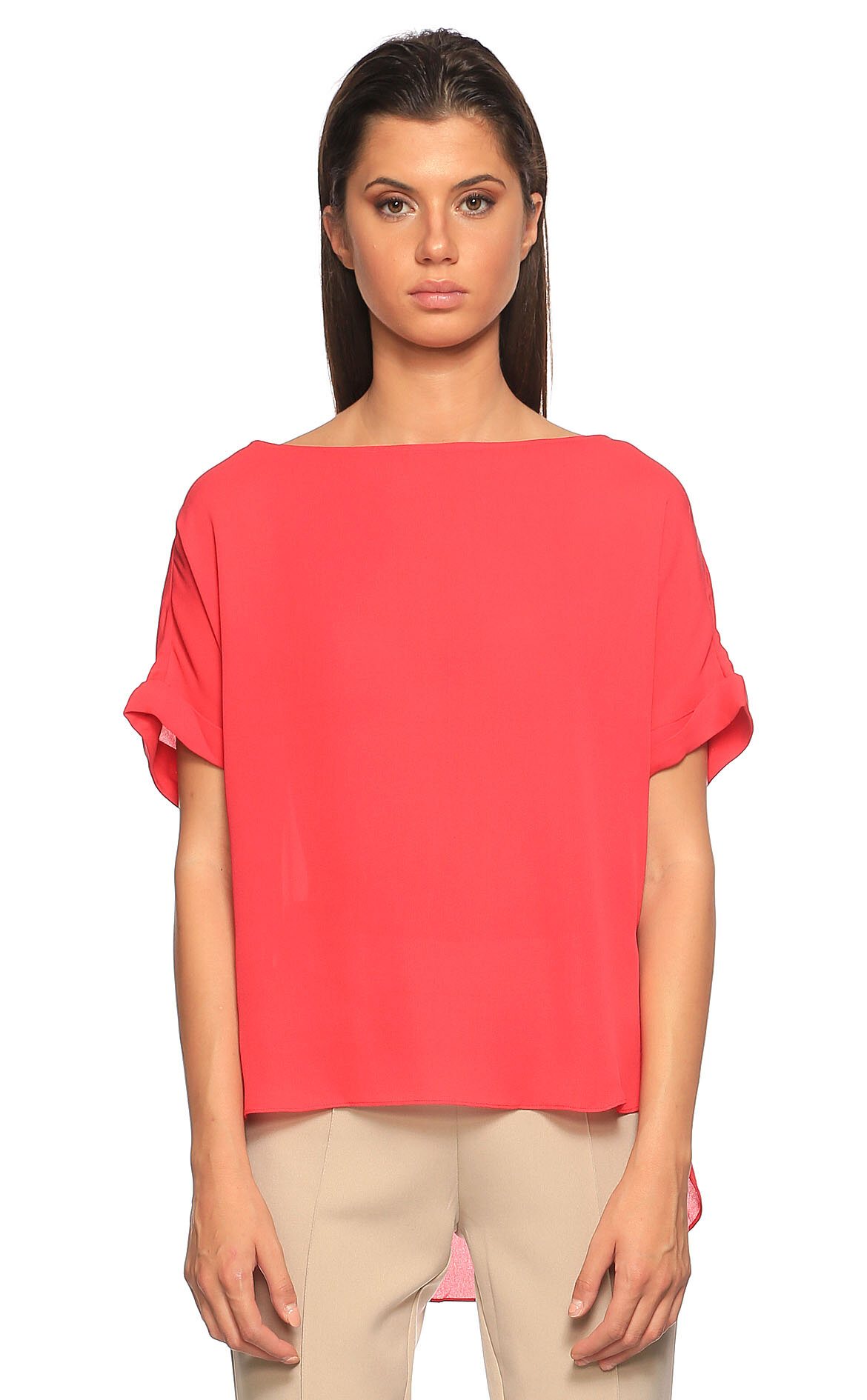 Tara Jarmon-Tara Jarmon Pembe Bluz