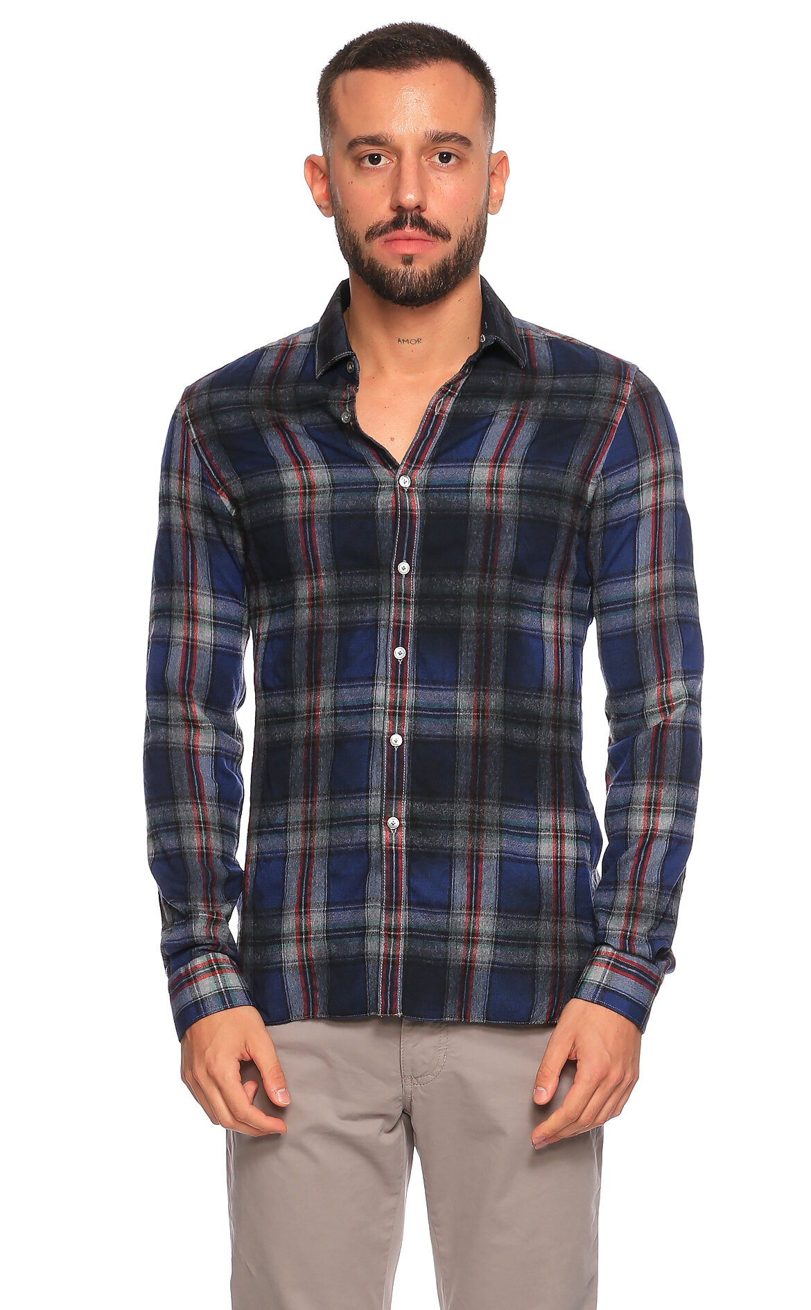 Lanvin-Lanvin Lacivert Gömlek