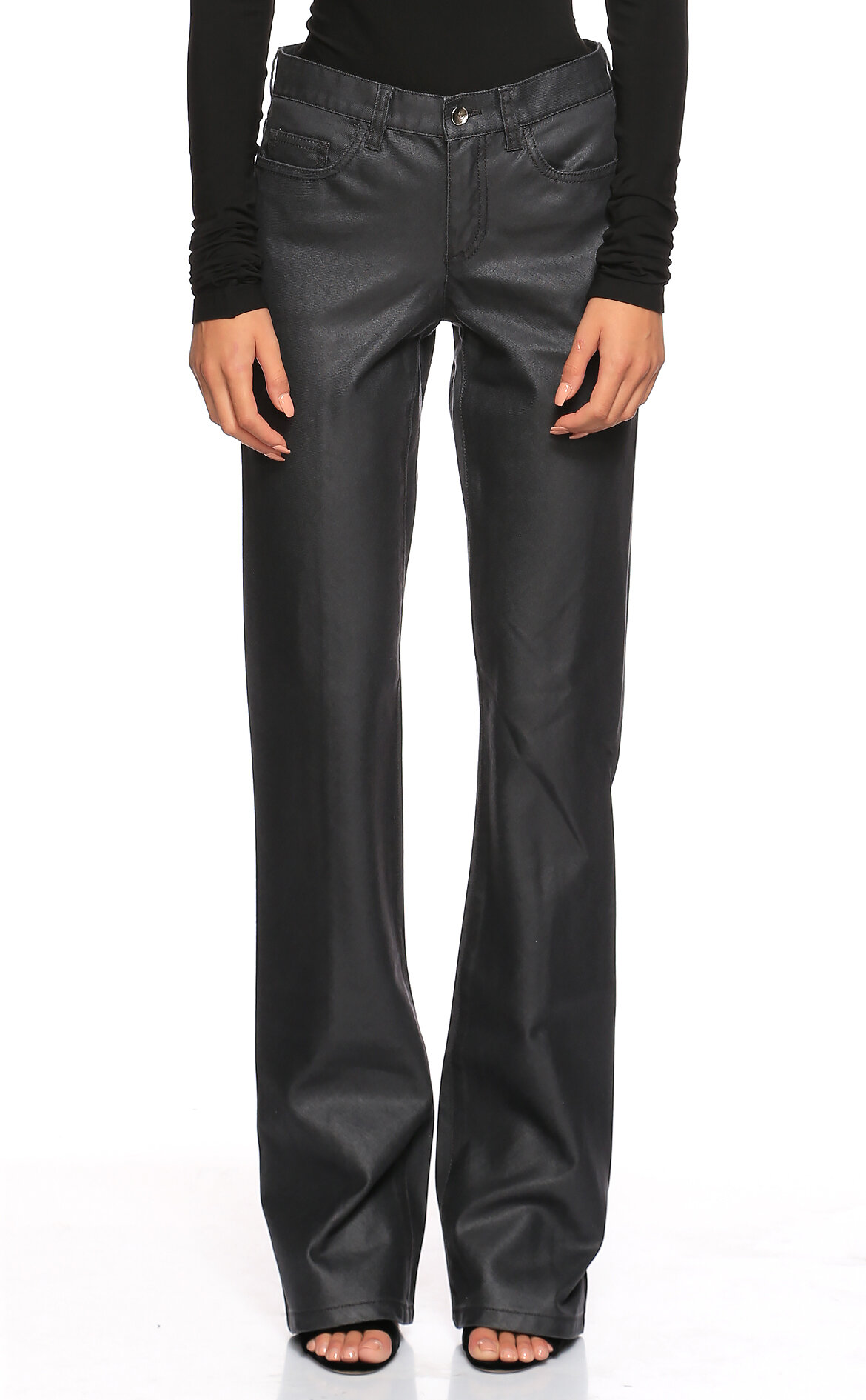 Donna Karan-Donna Karan Antrasit Jean Pantolon