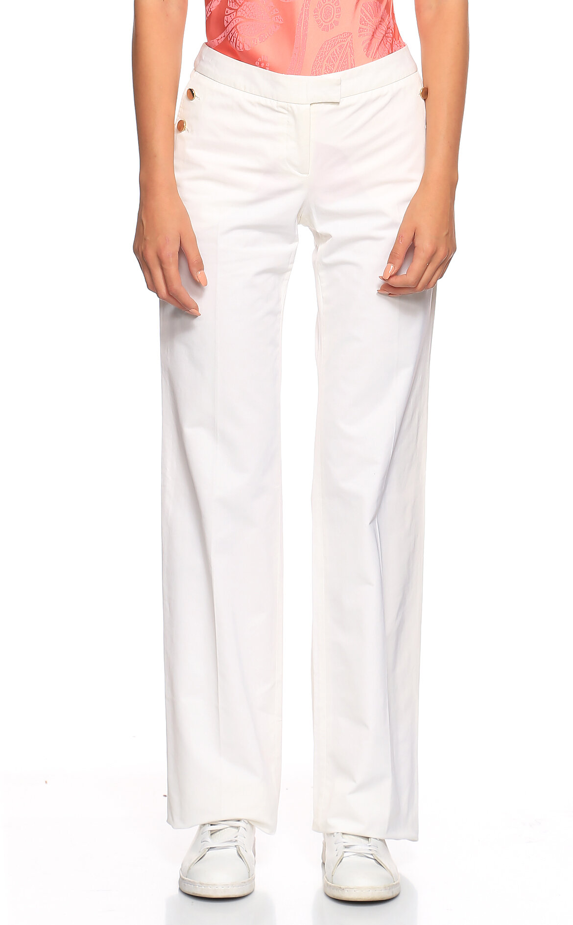 Tara Jarmon-Tara Jarmon Beyaz Pantolon