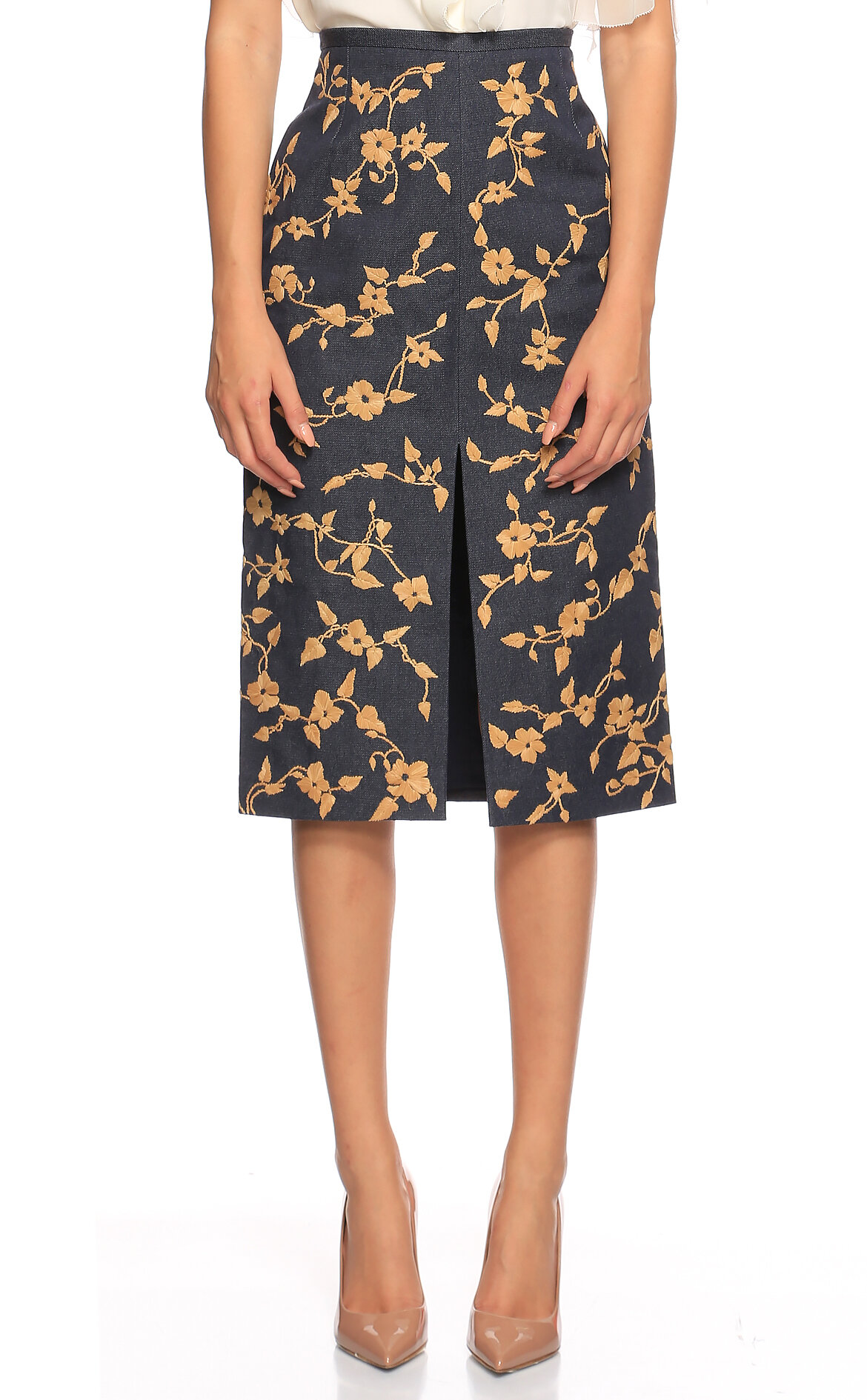 Michael Kors Collection-Michael Kors Collection İndigo Etek