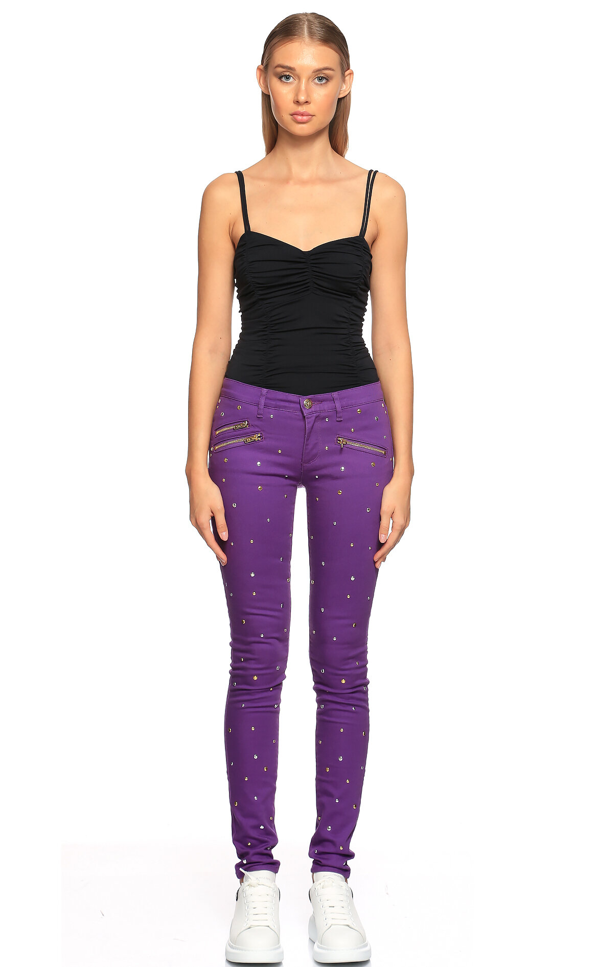 Juicy Couture-Juicy Couture Bordo Jean Pantolon