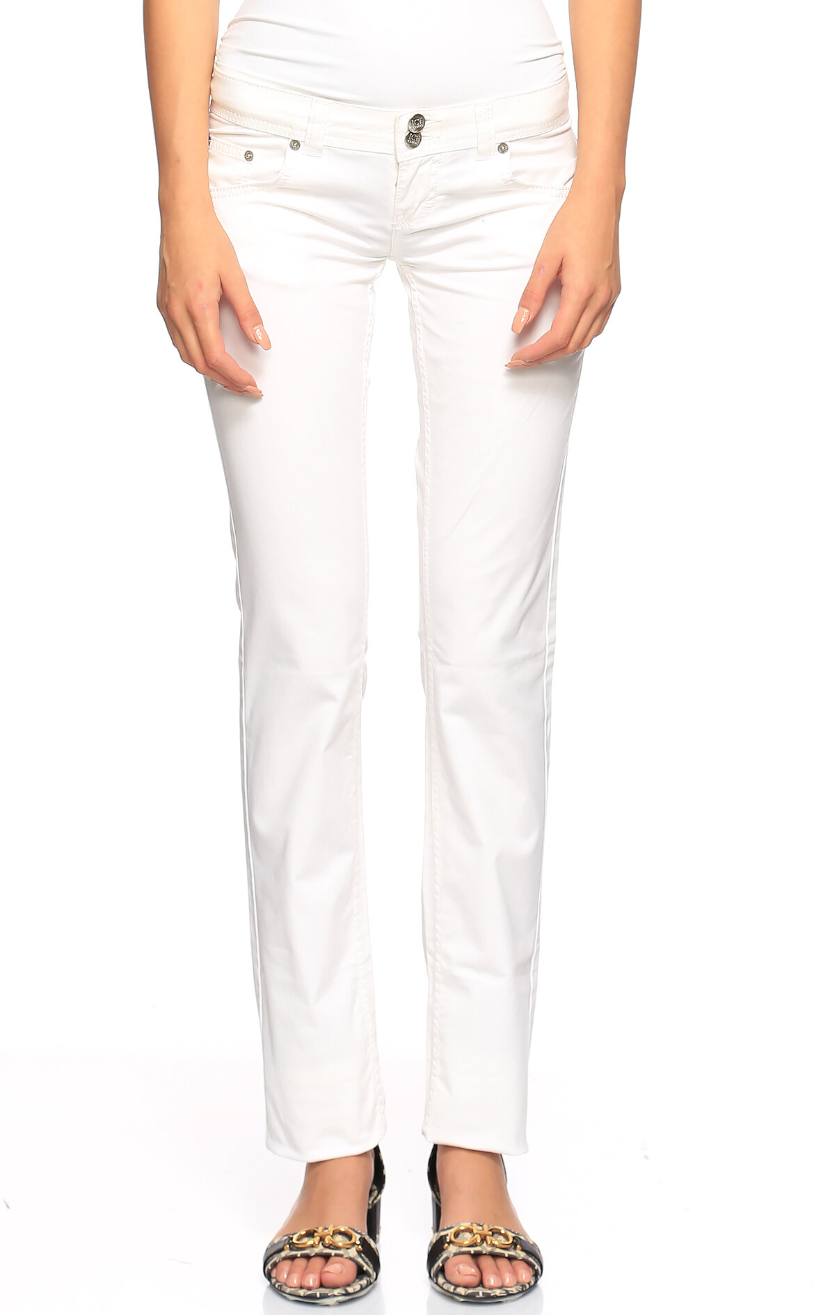 Iceberg-Iceberg Beyaz Jean Pantolon