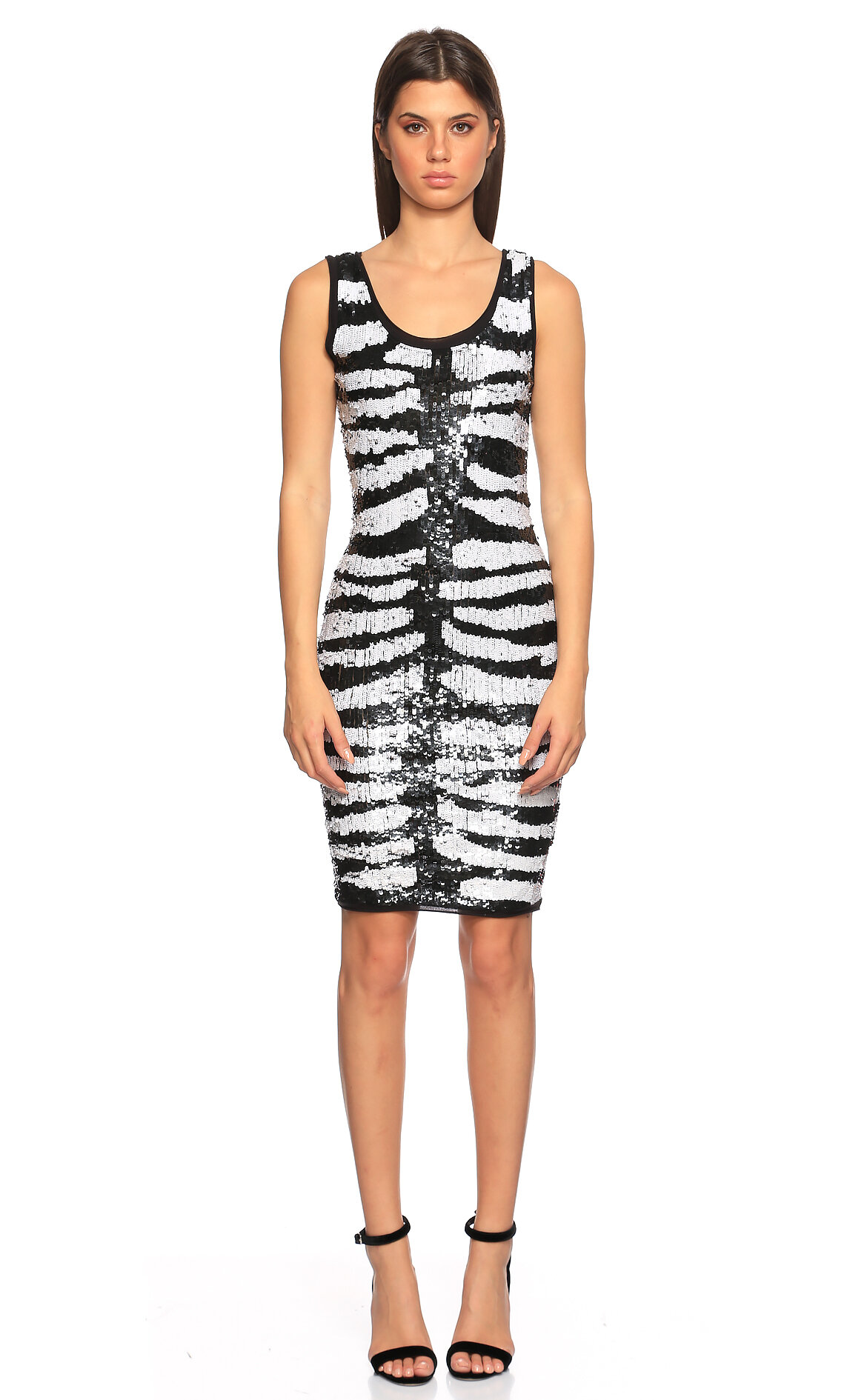 GF Ferre-GF Ferre Siyah/Beyaz Elbise