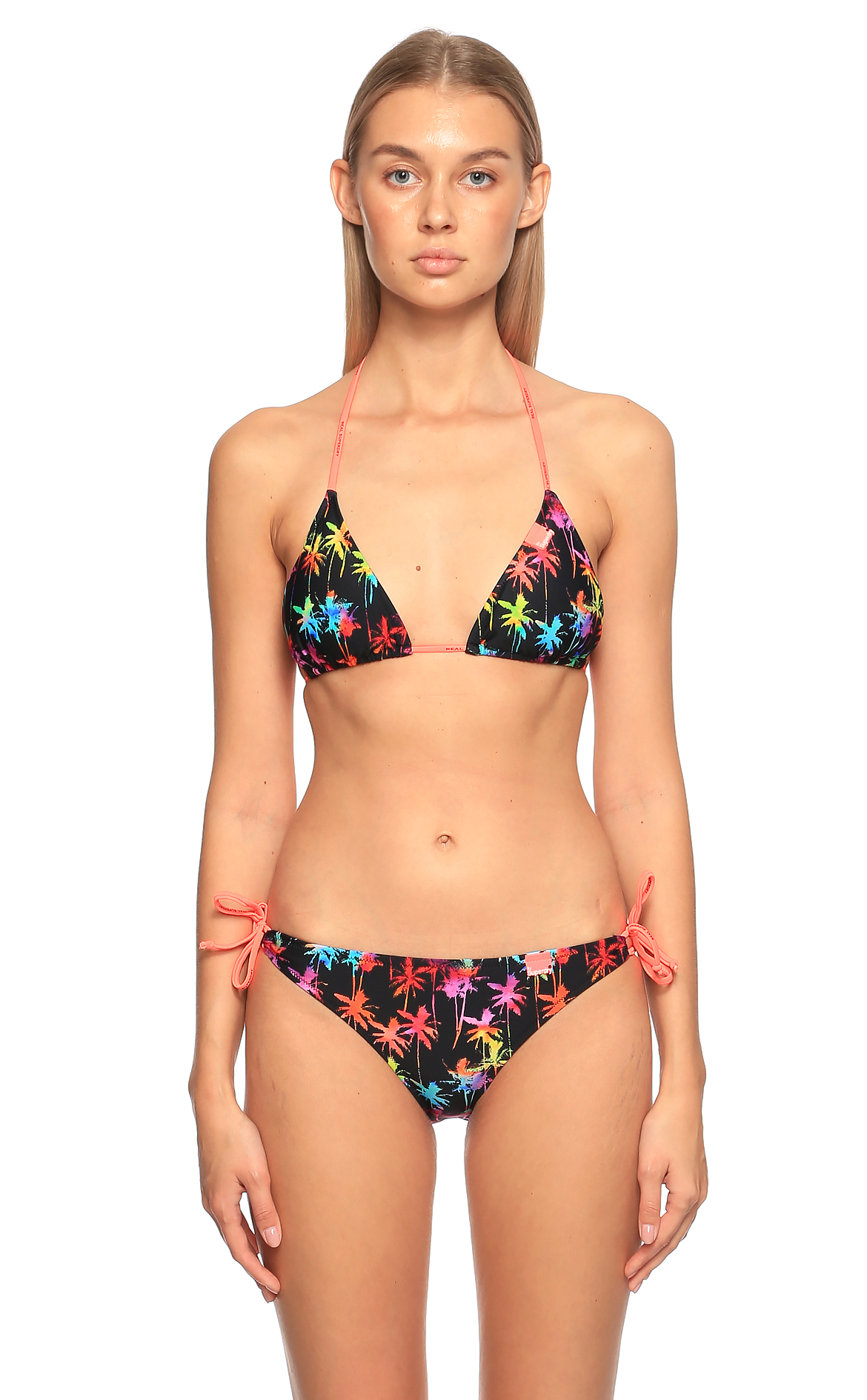 Superdry-Superdry Desenli Bikini Üstü