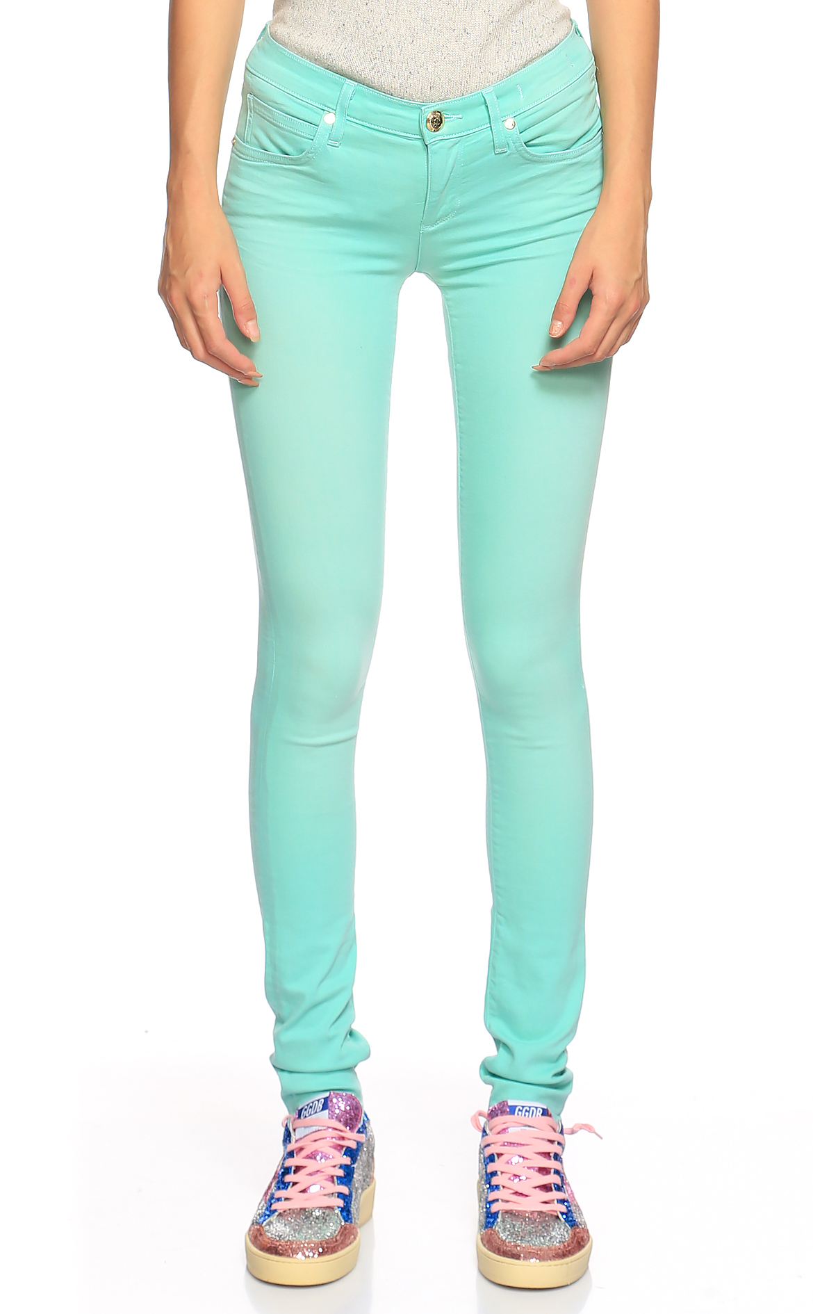 Juicy Couture-Juicy Couture Turkuaz Jean Pantolon