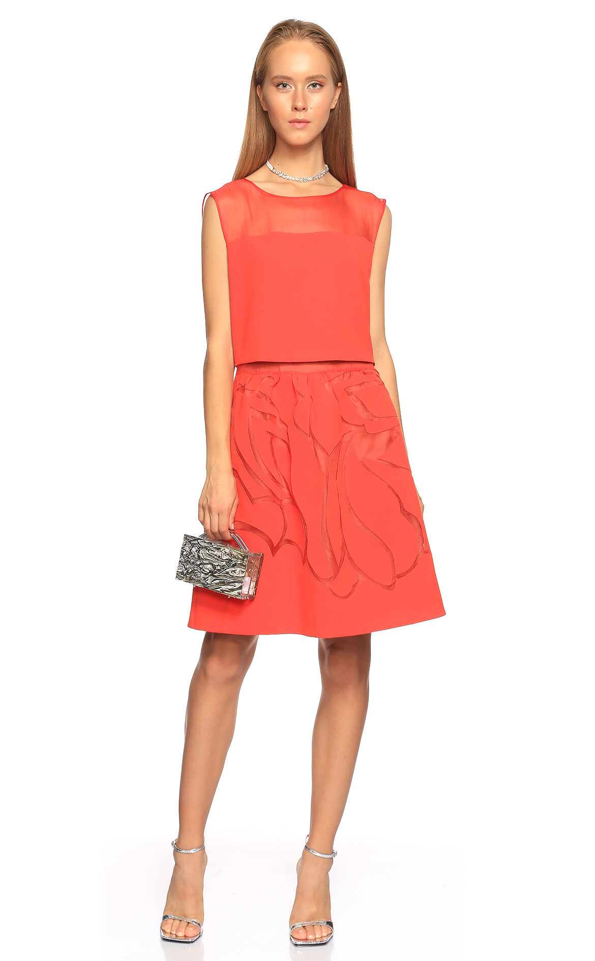 Alberta Ferretti -Alberta Ferretti  Kırmızı Elbise